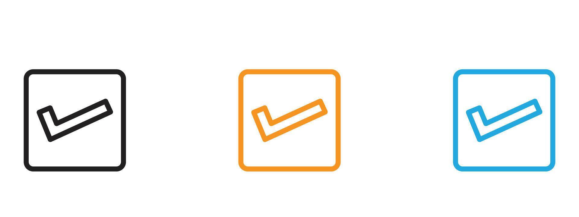 Checkbox icon Thin line illustration set 50015538 Vector Art at Vecteezy