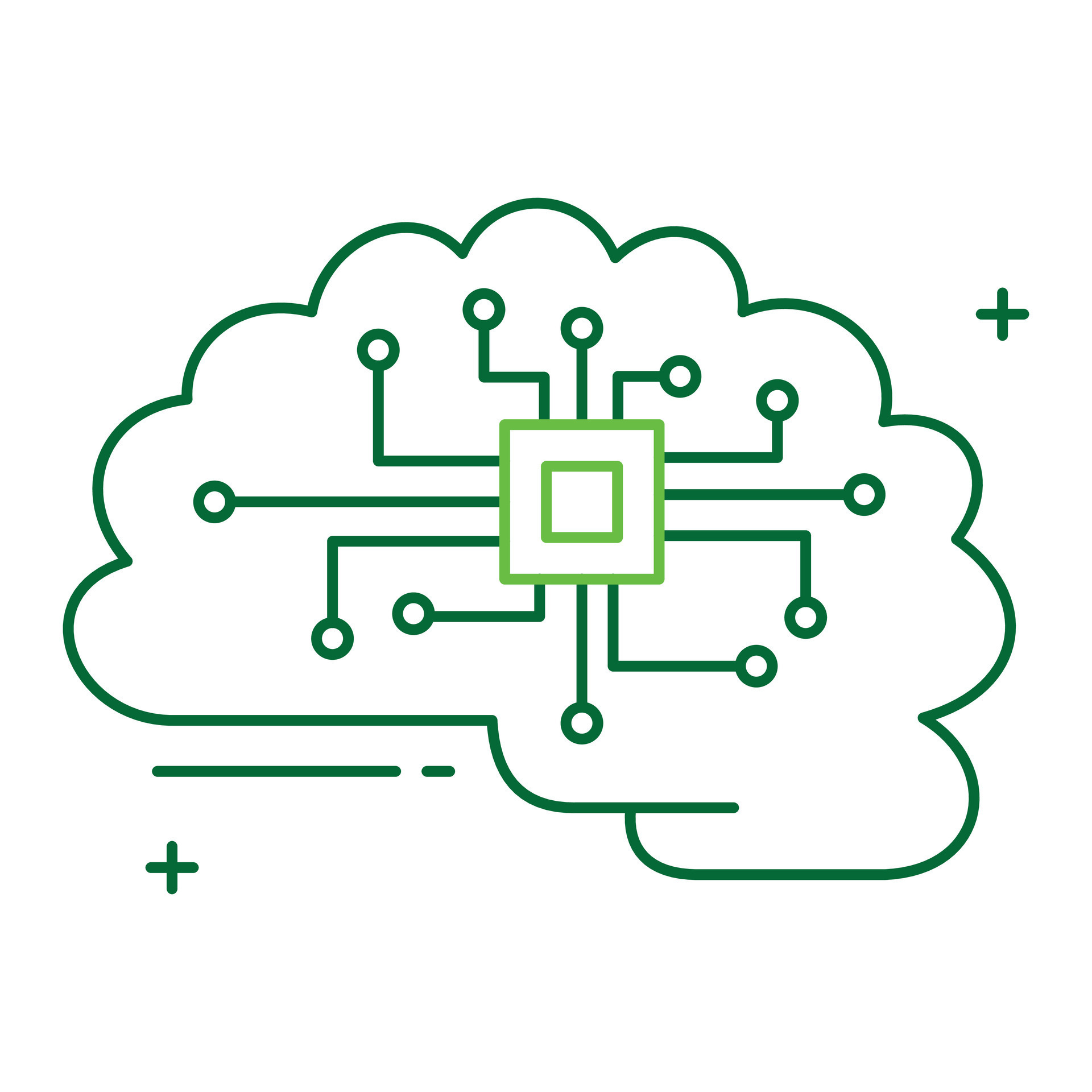 Artificial Intelligence Brain Technology Icon Design, brain technology ...