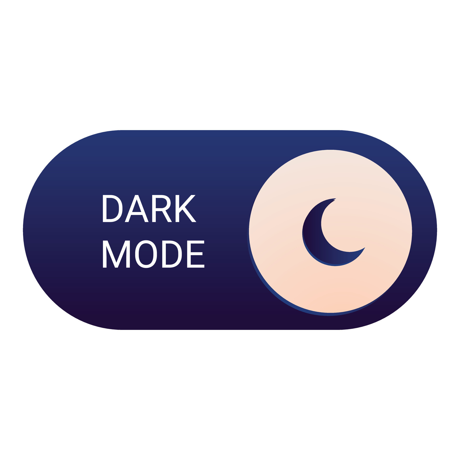 Dark mode button activating night shift feature 50041133 Vector Art at Vecteezy
