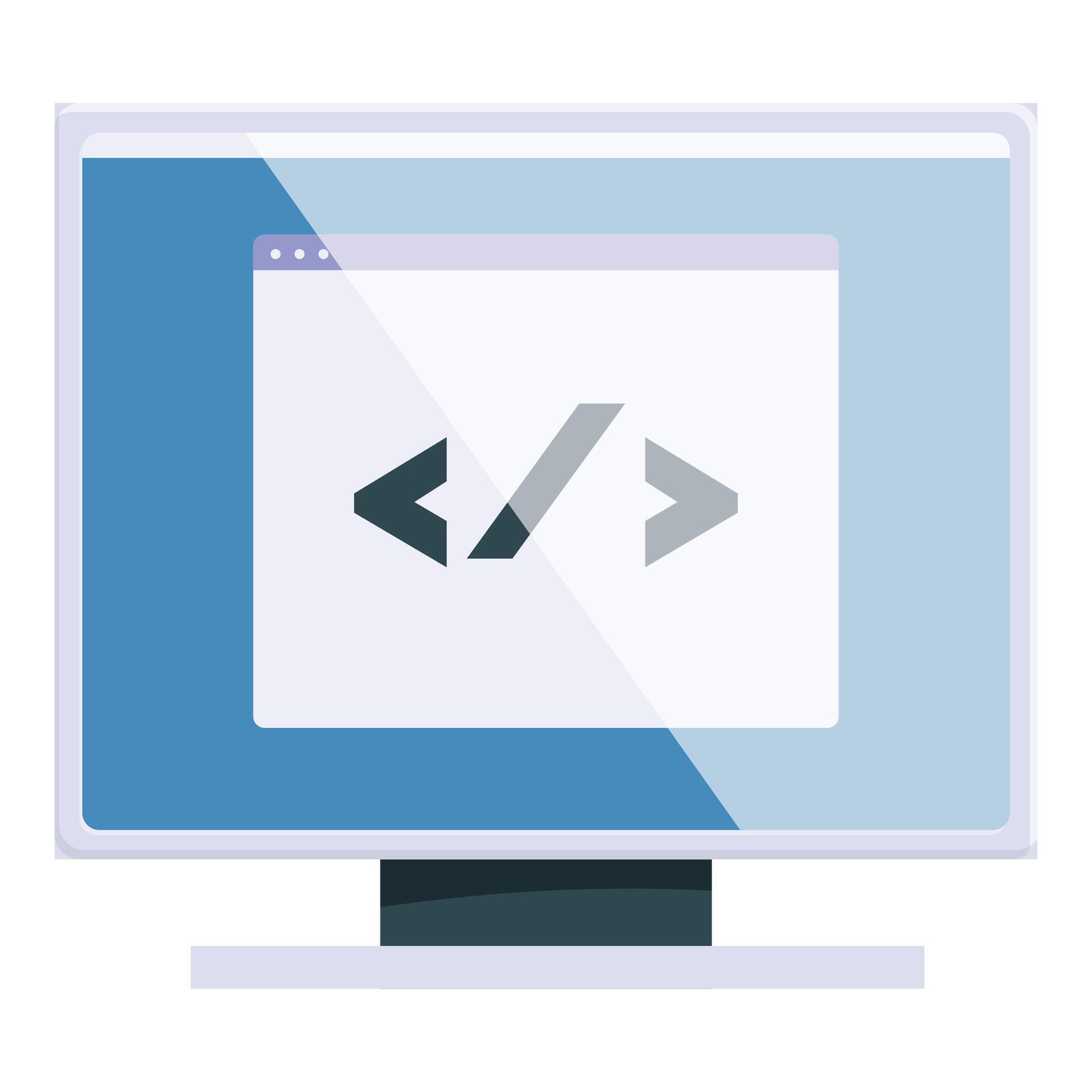 Computer monitor displaying code programming language html css ... Computer monitor displaying code programming language html css ...