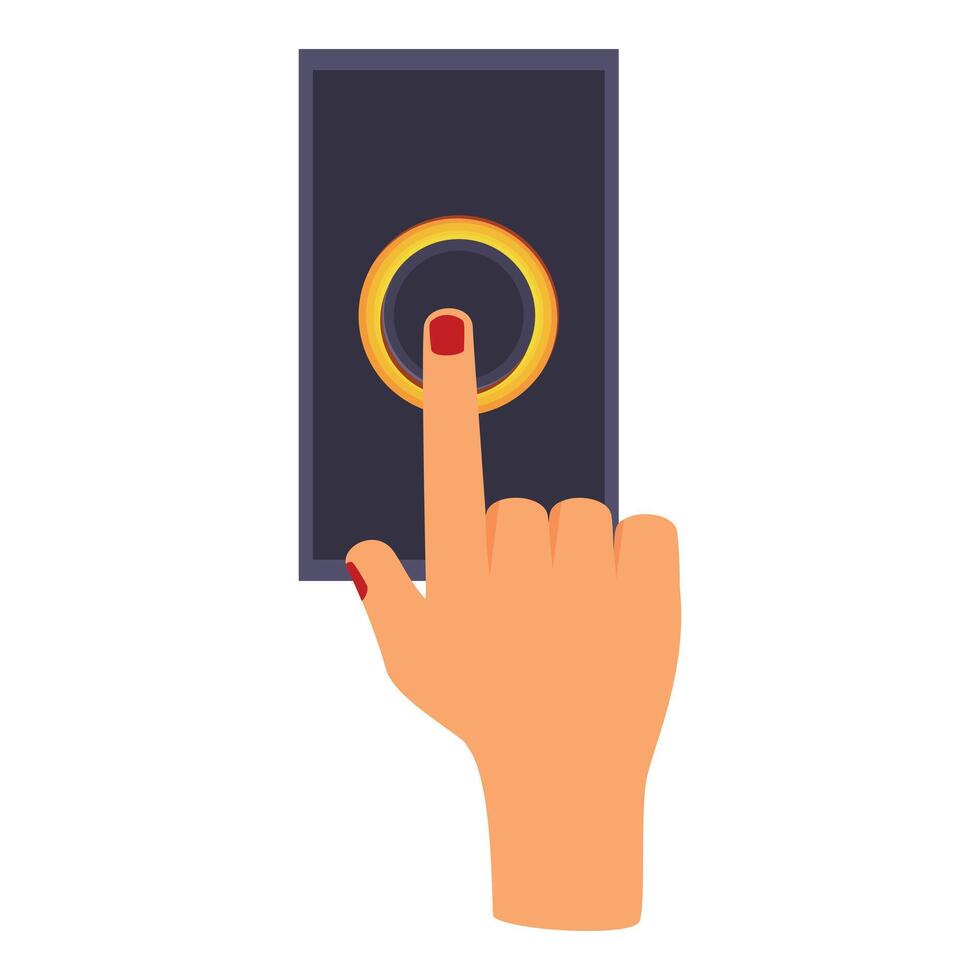Woman hand finger pressing button on control panel 50042662 Vector Art ... Woman hand finger pressing button on control panel 50042662 Vector Art ...