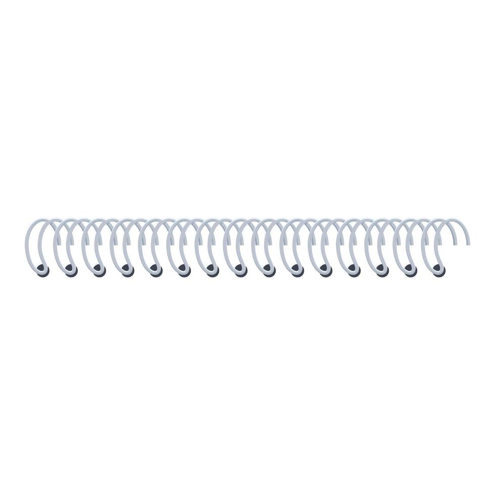 Metal spiral binding for notebooks and calendars 50042890 Vector Art at ... Metal spiral binding for notebooks and calendars 50042890 Vector Art at ...