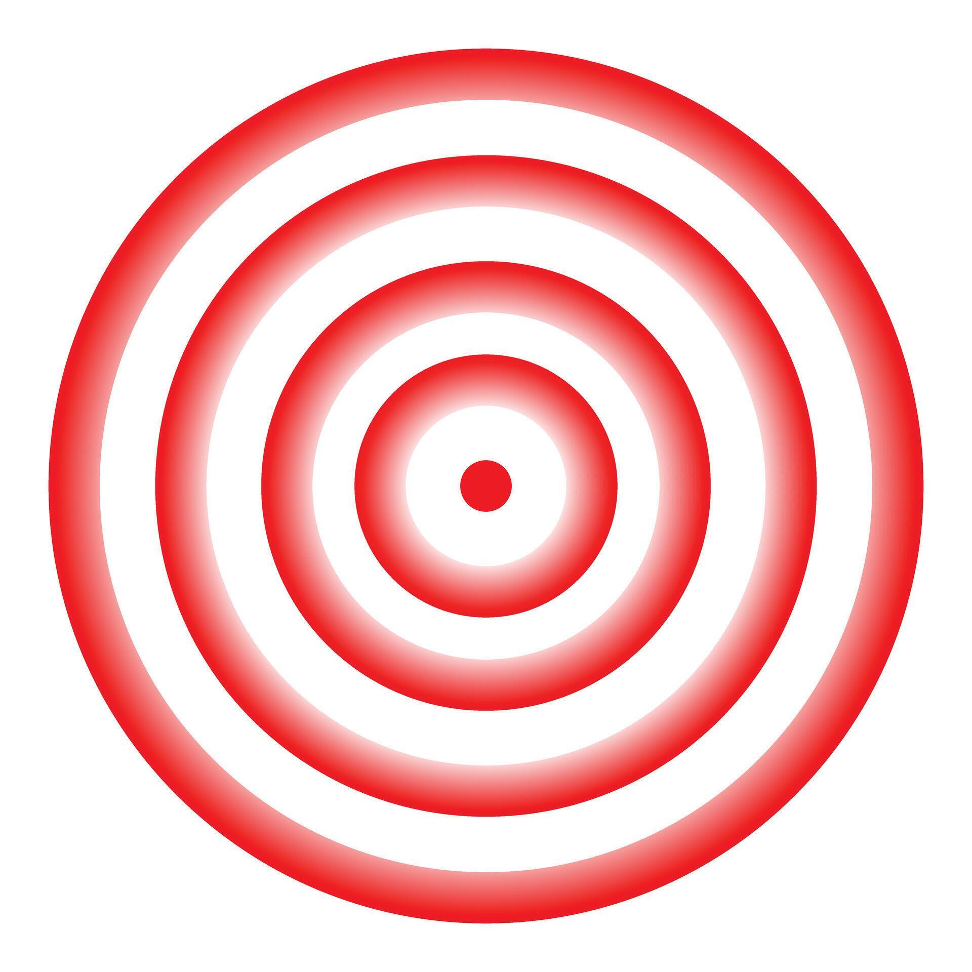 Red And White Concentric Circles Creating Target Effect Background