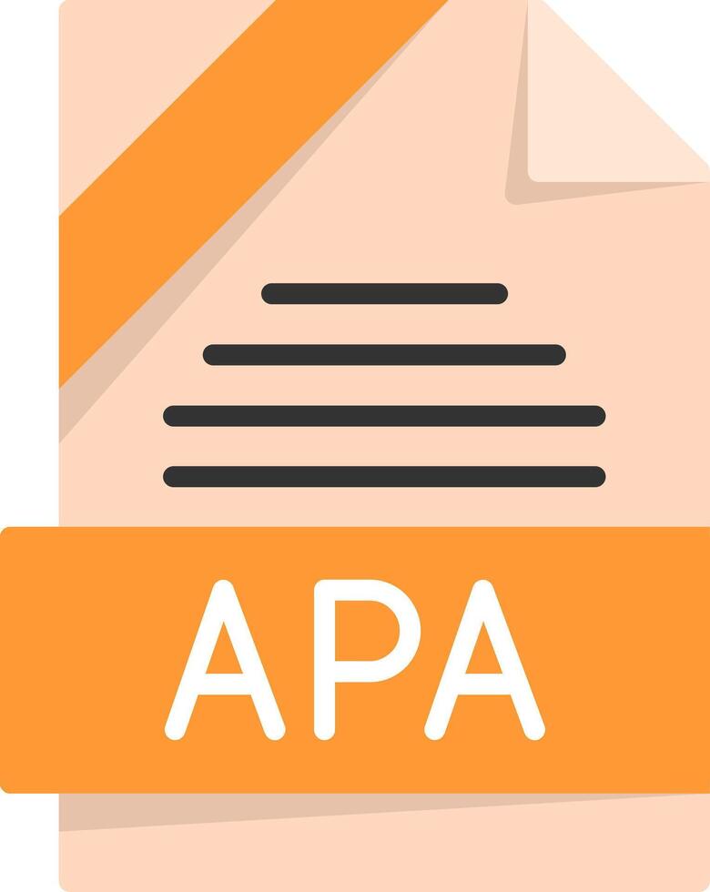APA Icon Design 50047133 Vector Art at Vecteezy