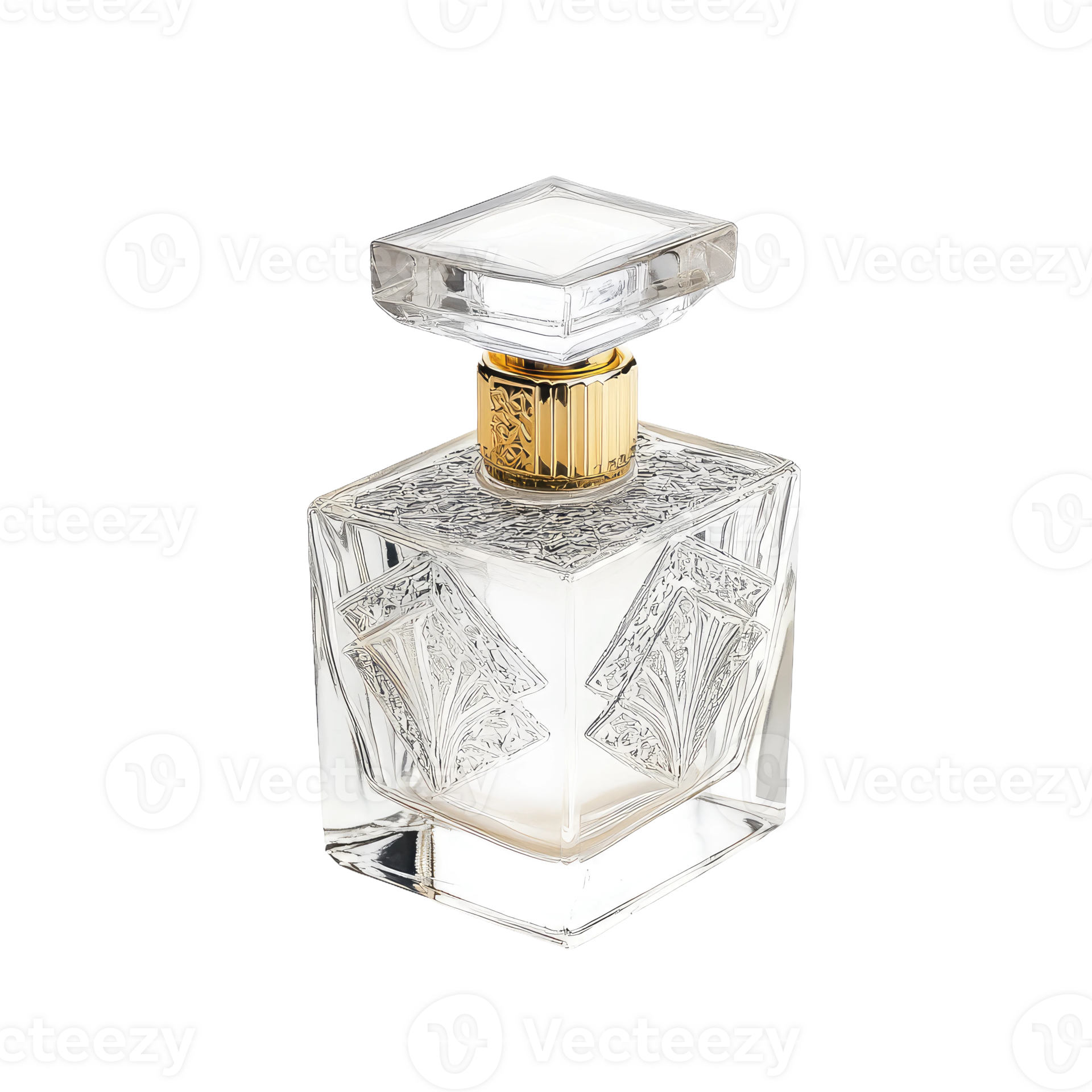 Elegant Glass Perfume Bottle 50053343 Png