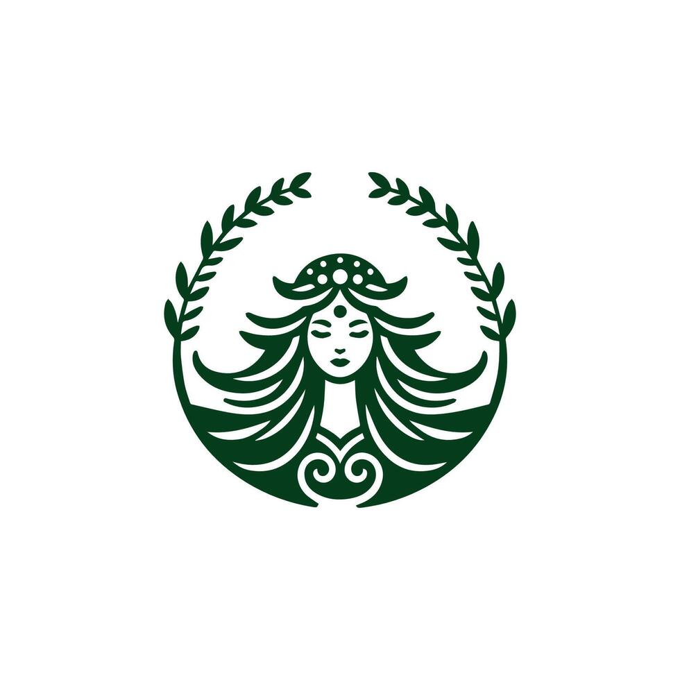 GAIA Goddess Logo 50053781 Vector Art at Vecteezy