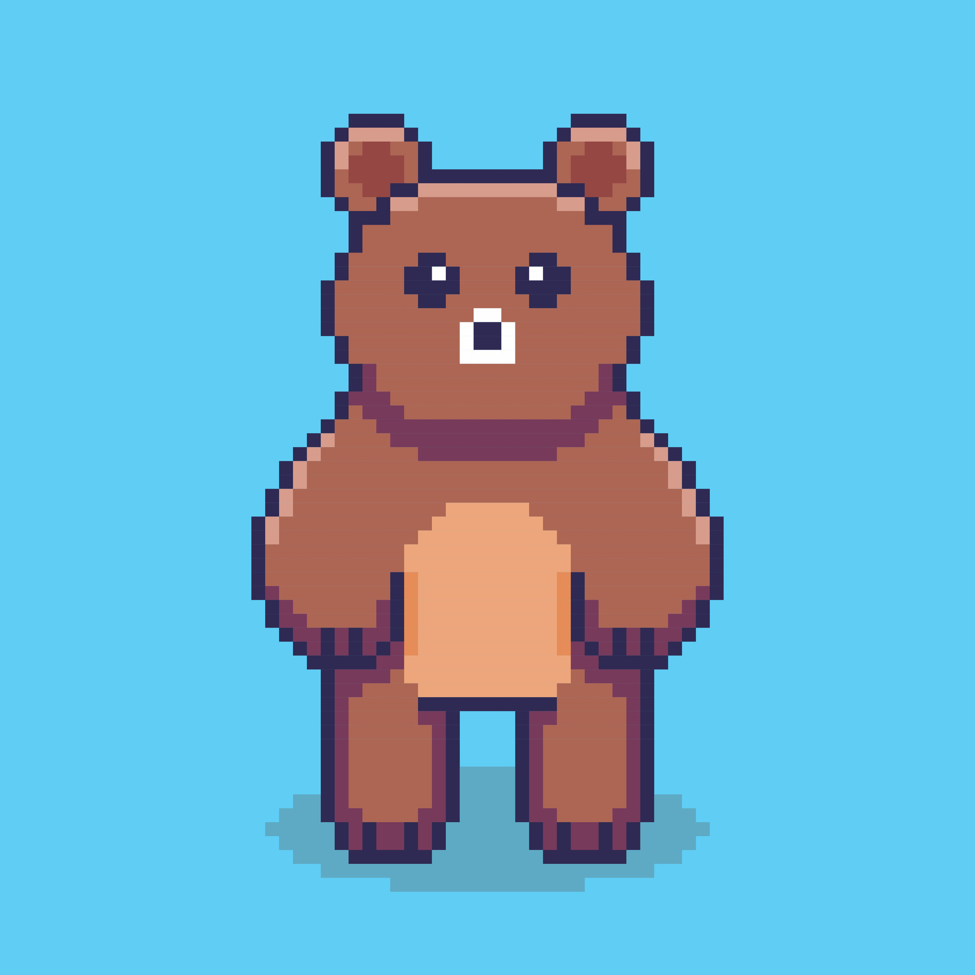 Pixel art cute bear game asset design 50084140 Vector Art at Vecteezy Pixel art cute bear game asset design 50084140 Vector Art at Vecteezy