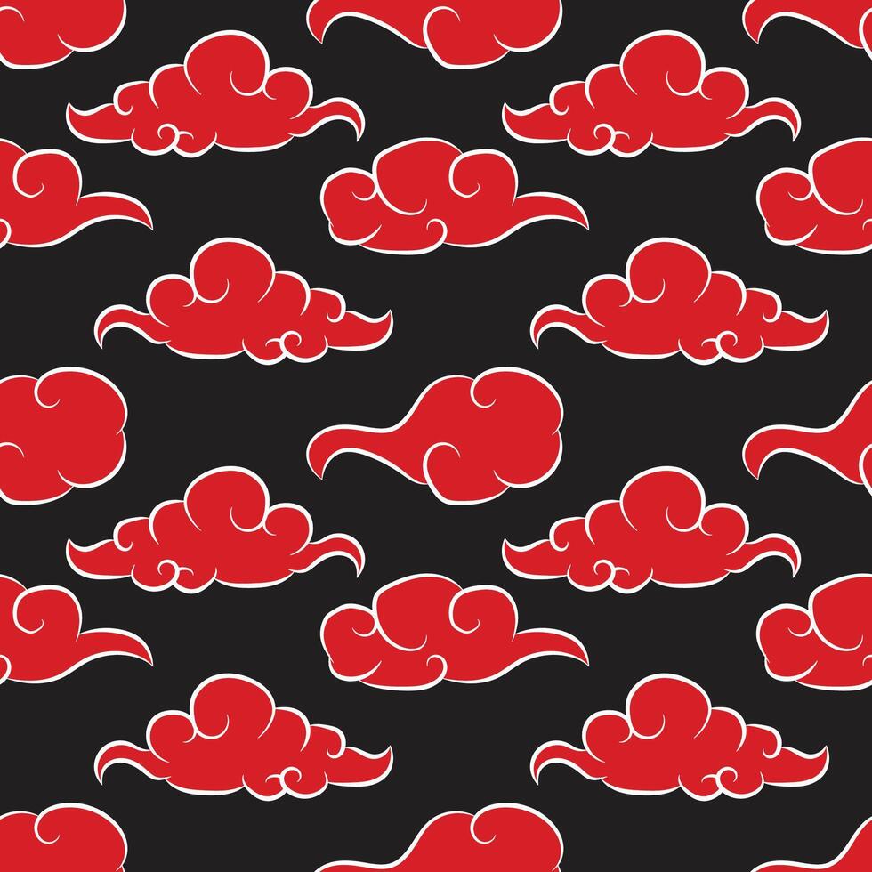 Red Cloud Pattern 50087289 Vector Art at Vecteezy