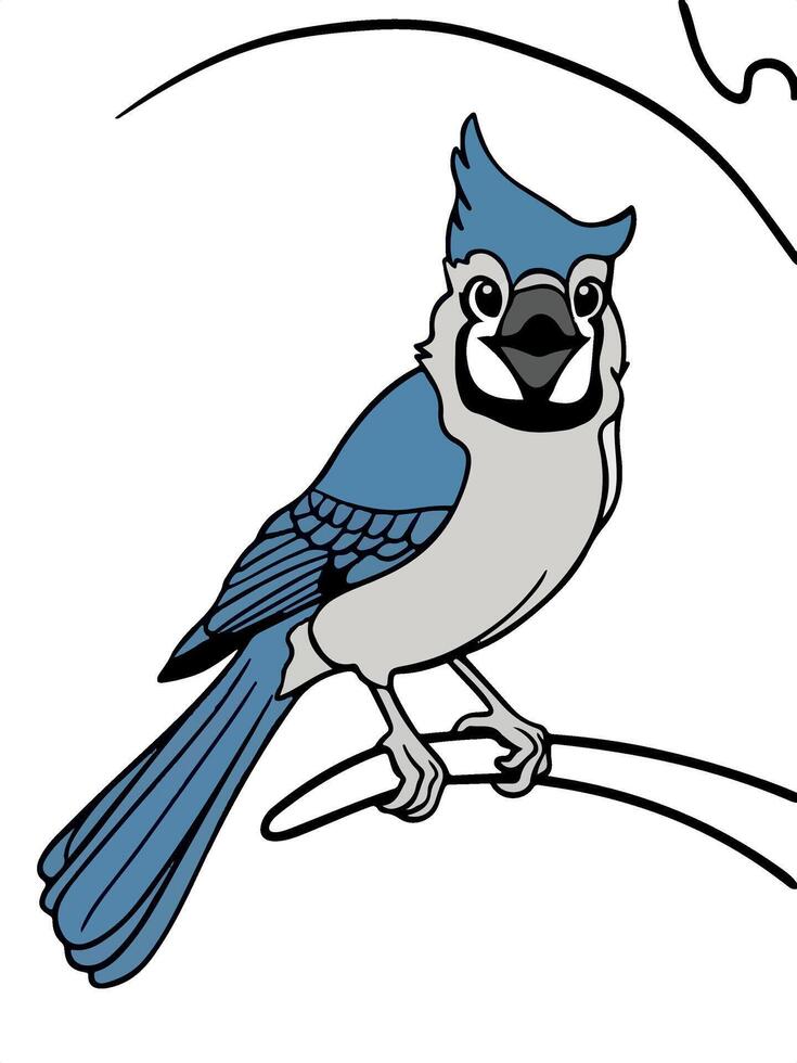 Blue jay coloring pages 50089377 Vector Art at Vecteezy Blue jay coloring pages 50089377 Vector Art at Vecteezy