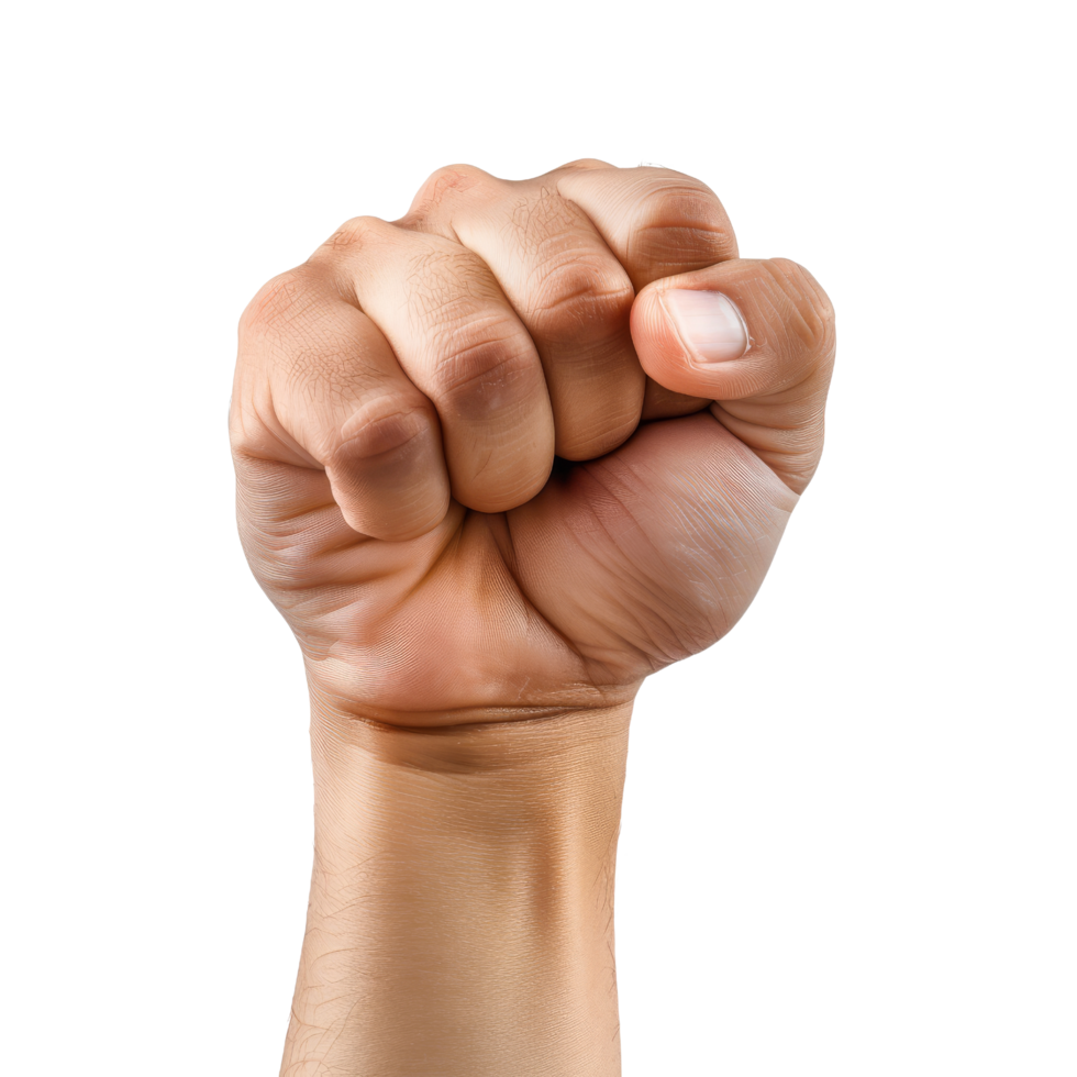 Clenched Fist Isolated 50091784 Png