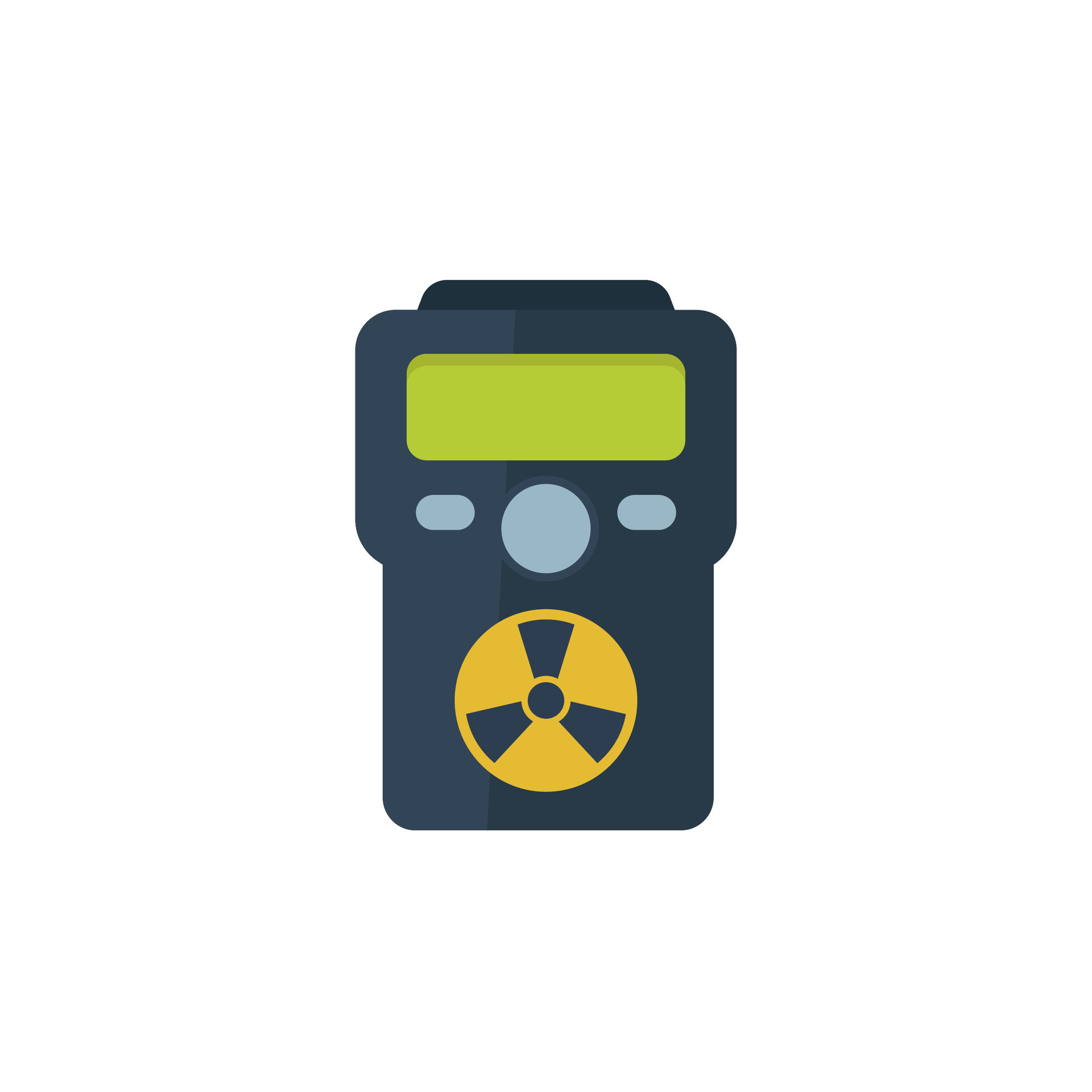 Radiation Detector Icon In Flat Design 50097580 Vector Art At Vecteezy