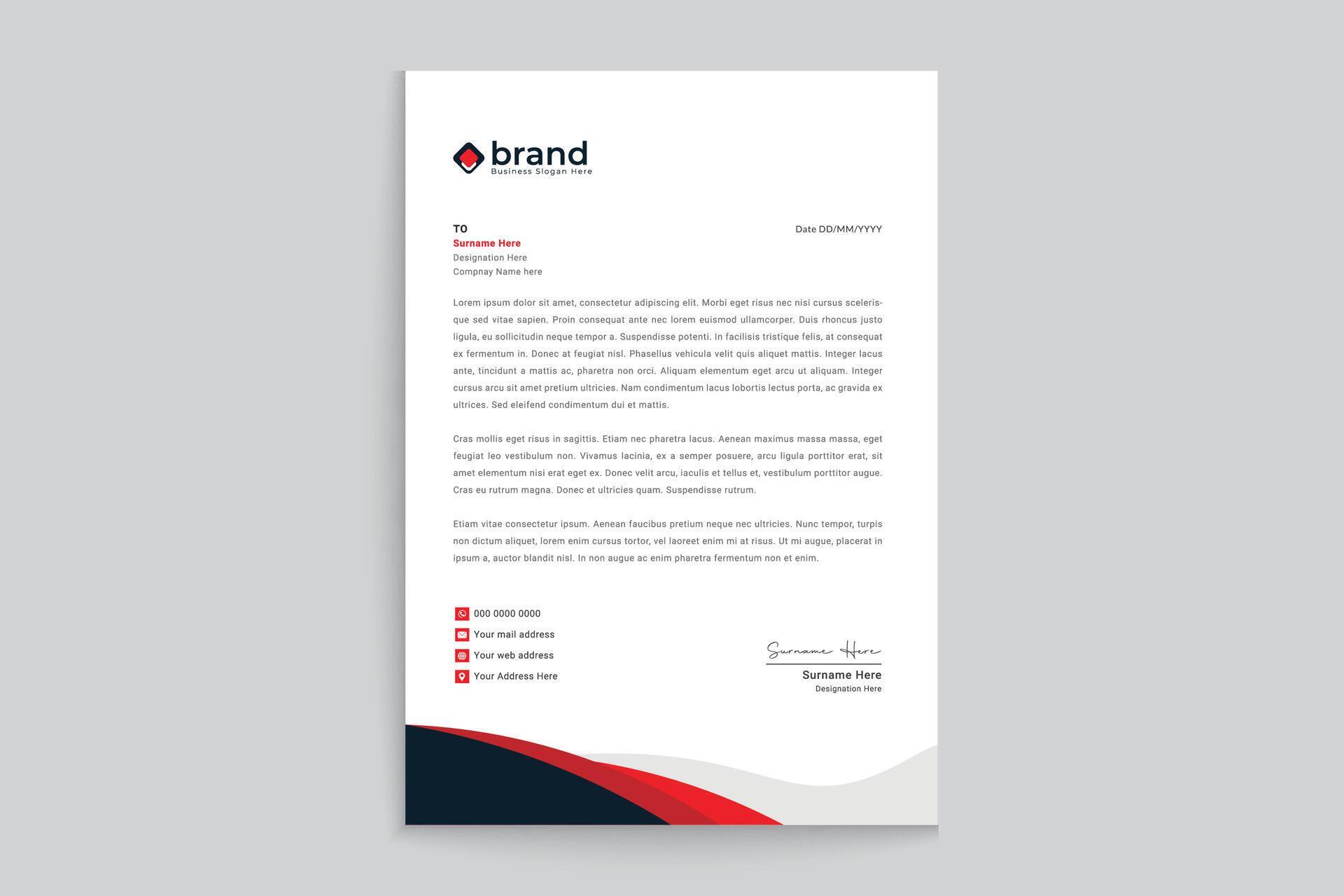 Real estate property letterhead template design 50100269 Vector Art at ... Real estate property letterhead template design 50100269 Vector Art at ...