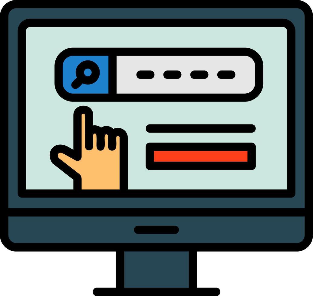 Featured Snippet Line Filled Icon 50105690 Vector Art at Vecteezy