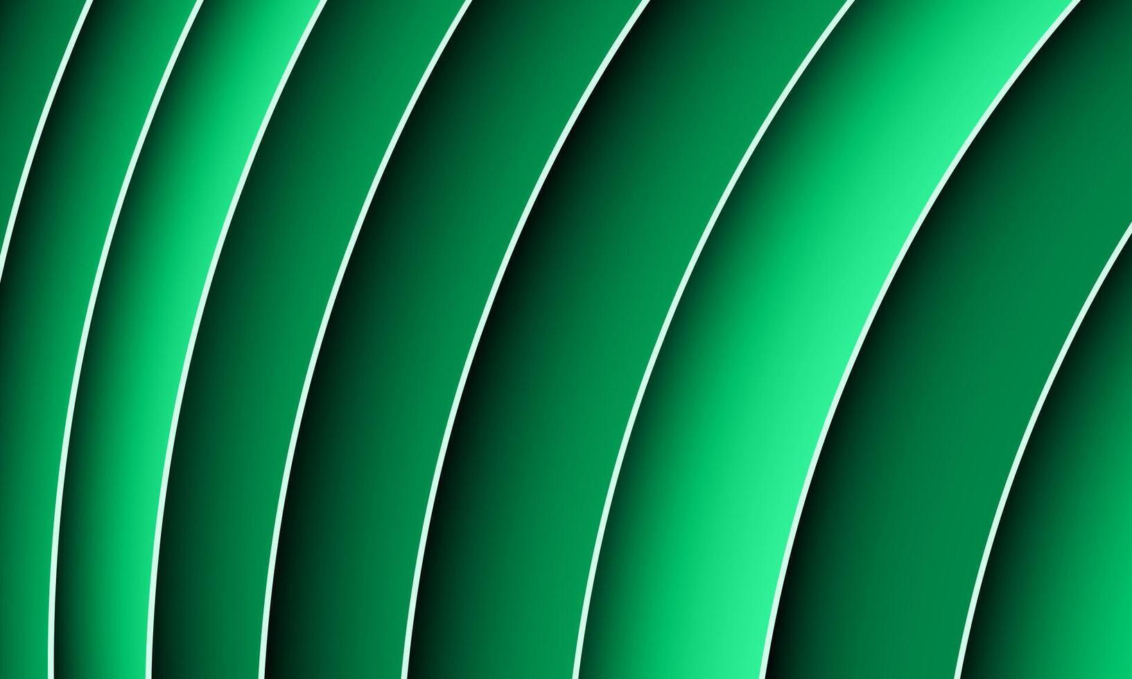 abstract green circle papercut design background with overlap layer, 3D curve lines papercut ...