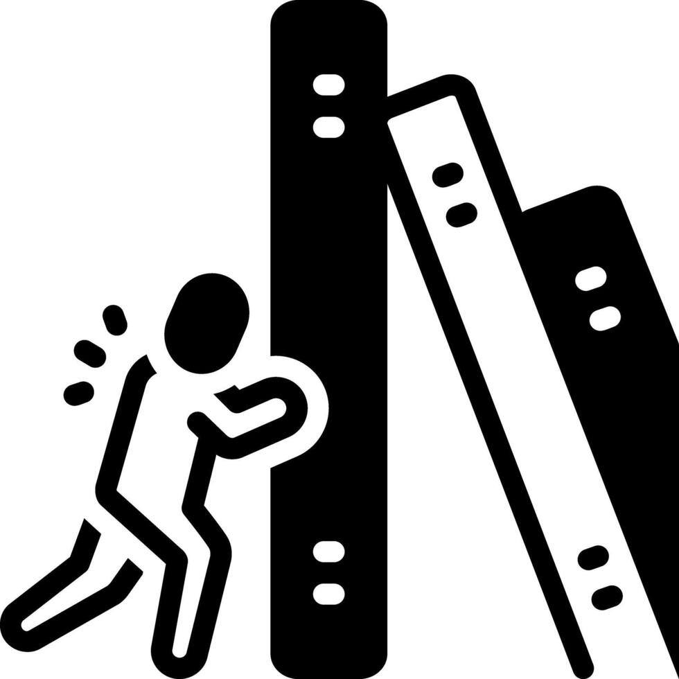 Solid black icon for difficulty 50126552 Vector Art at Vecteezy