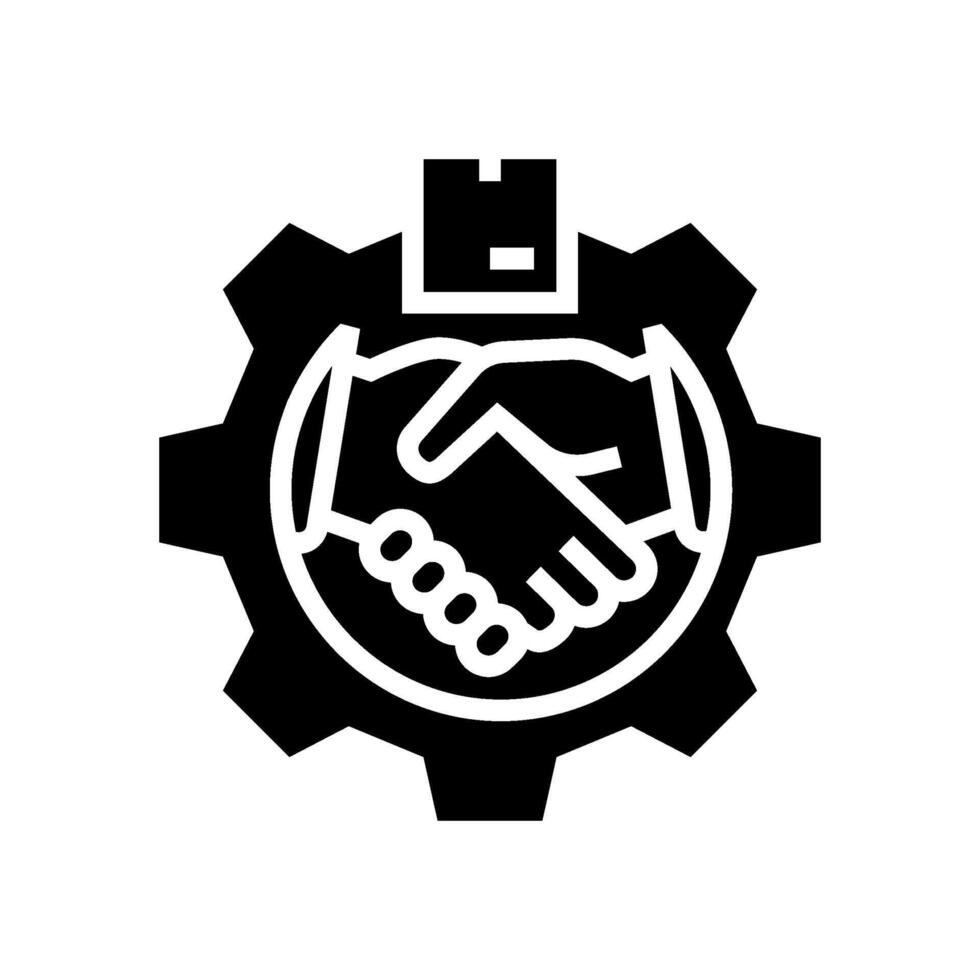 vendor management business process glyph icon illustration 50128517 ...