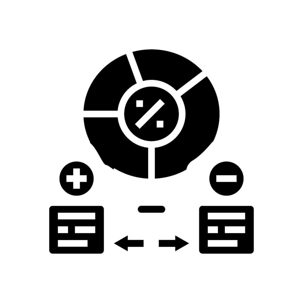 resource allocation business process glyph icon illustration 50128653 ...