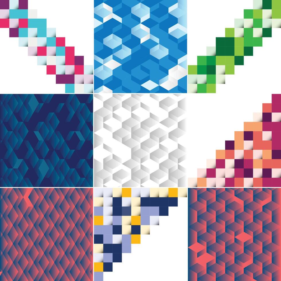 Abstract geometric patterns set 50153475 Vector Art at Vecteezy Abstract geometric patterns set 50153475 Vector Art at Vecteezy