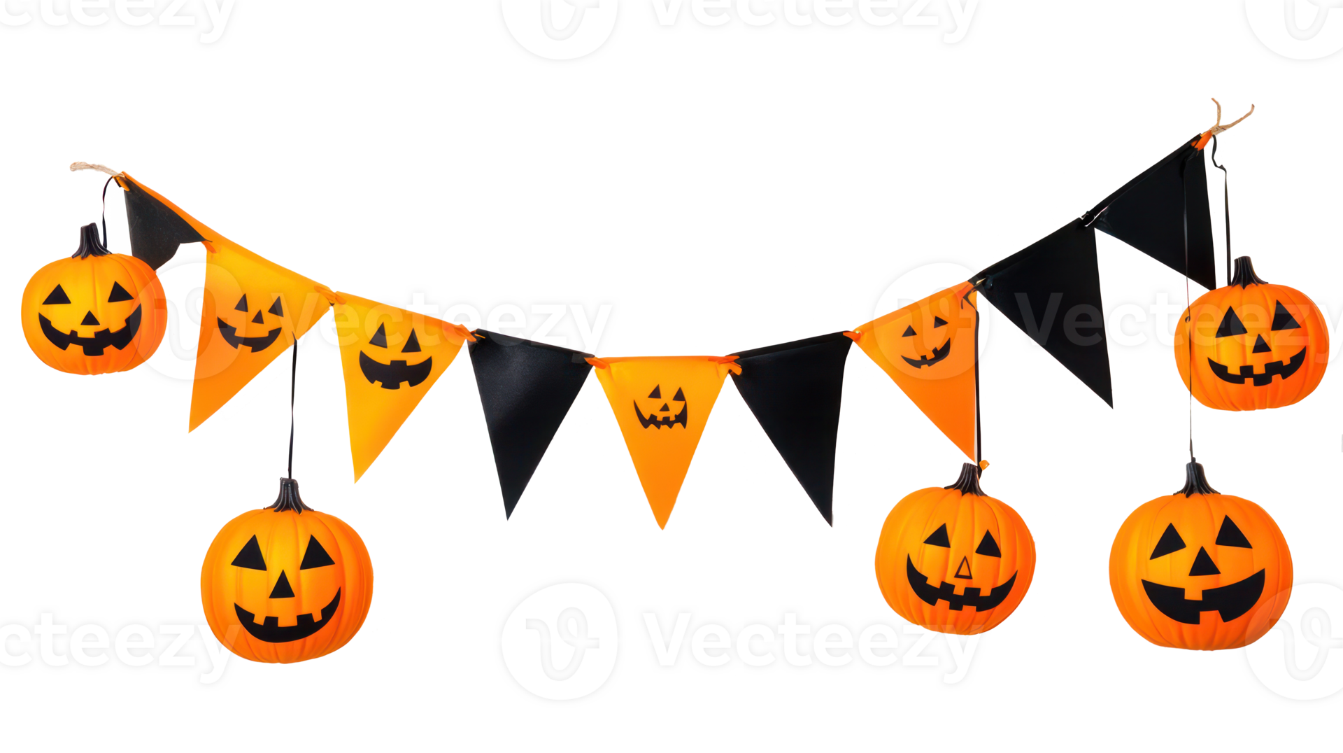 halloween decorations garland isolate on transparency background 50173505 PNG