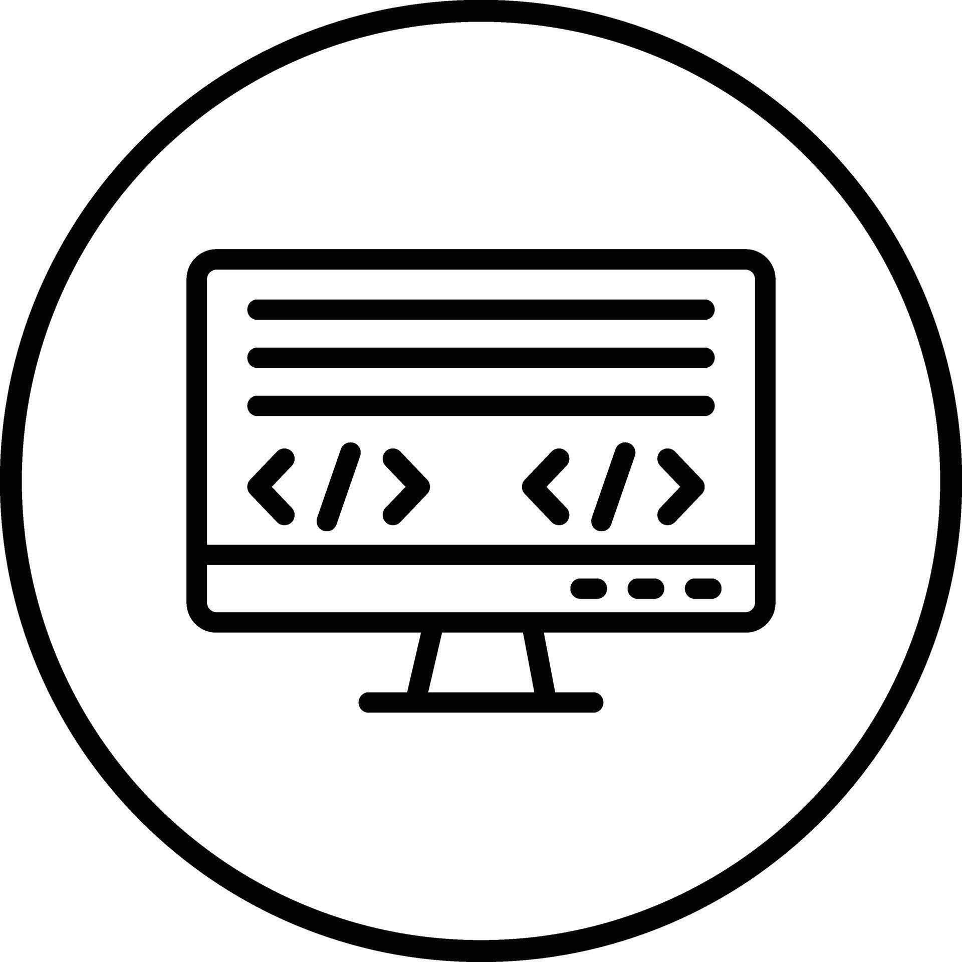 Coding language Icon Design Illustration 50177393 Vector Art at Vecteezy