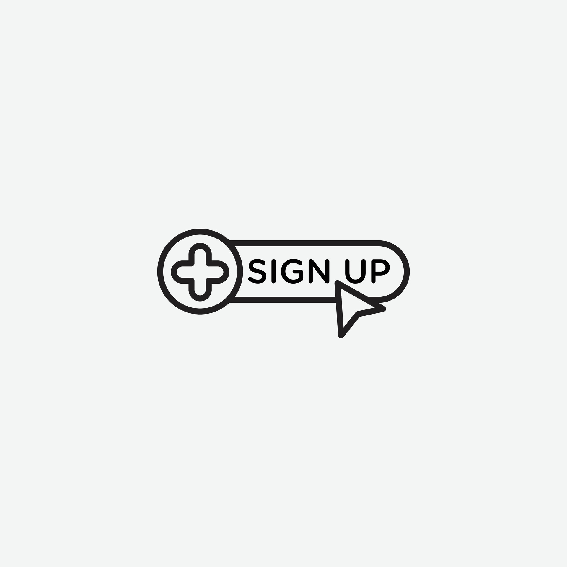 Signup icon isolated on white background 50186400 Vector Art at Vecteezy Signup icon isolated on white background 50186400 Vector Art at Vecteezy