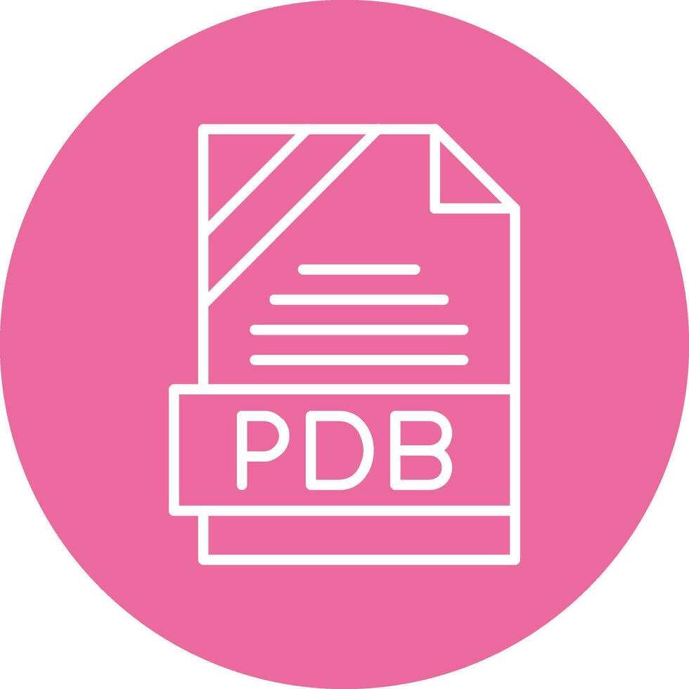 PDB Icon Design 50189764 Vector Art at Vecteezy