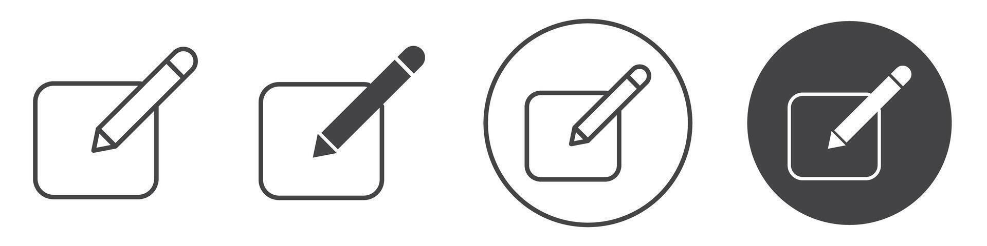 Edit icon thin line illustration 50191838 Vector Art at Vecteezy