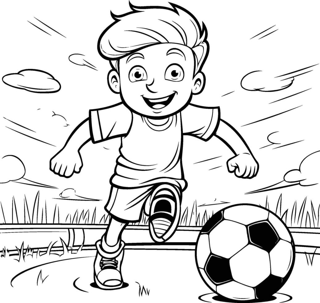soccer colouring pictures for kids