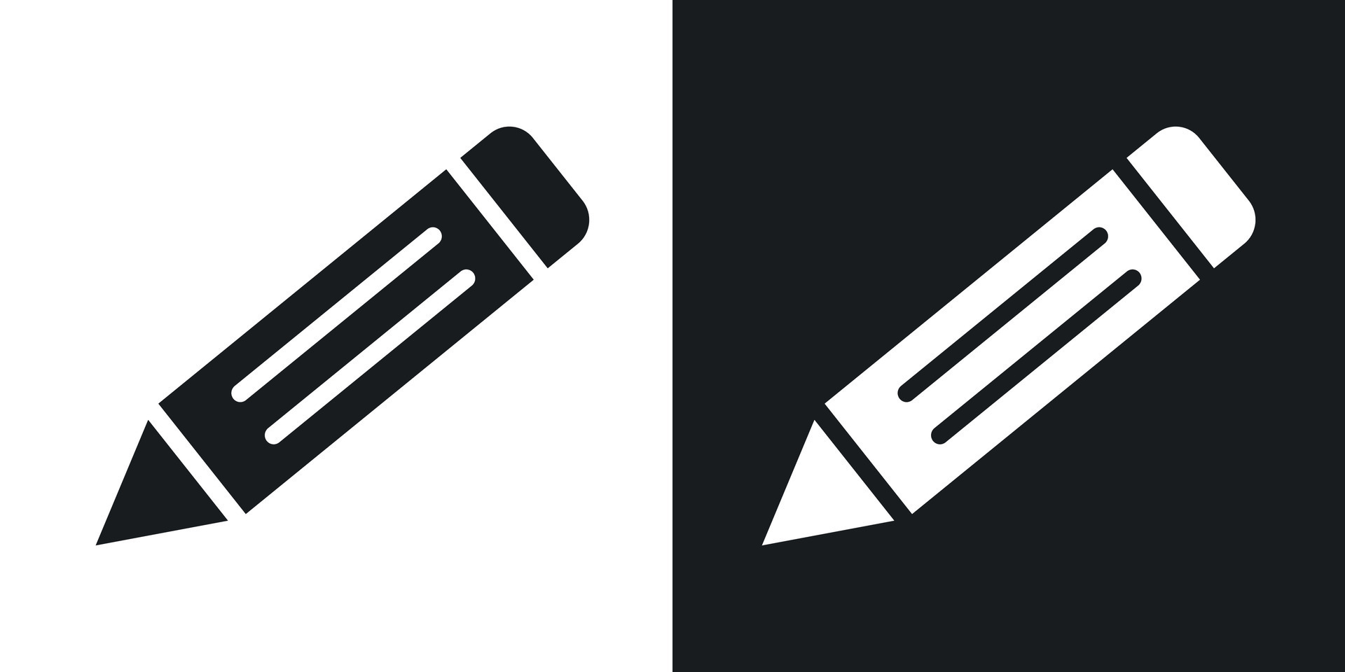 Pencilline In Thin Line Black Color Flat Simple Symbols Illustration 50196191 Vector Art At