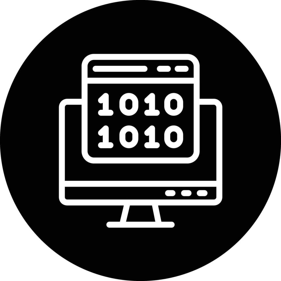 Binary Code Icon Design Illustration 50202172 Vector Art At Vecteezy