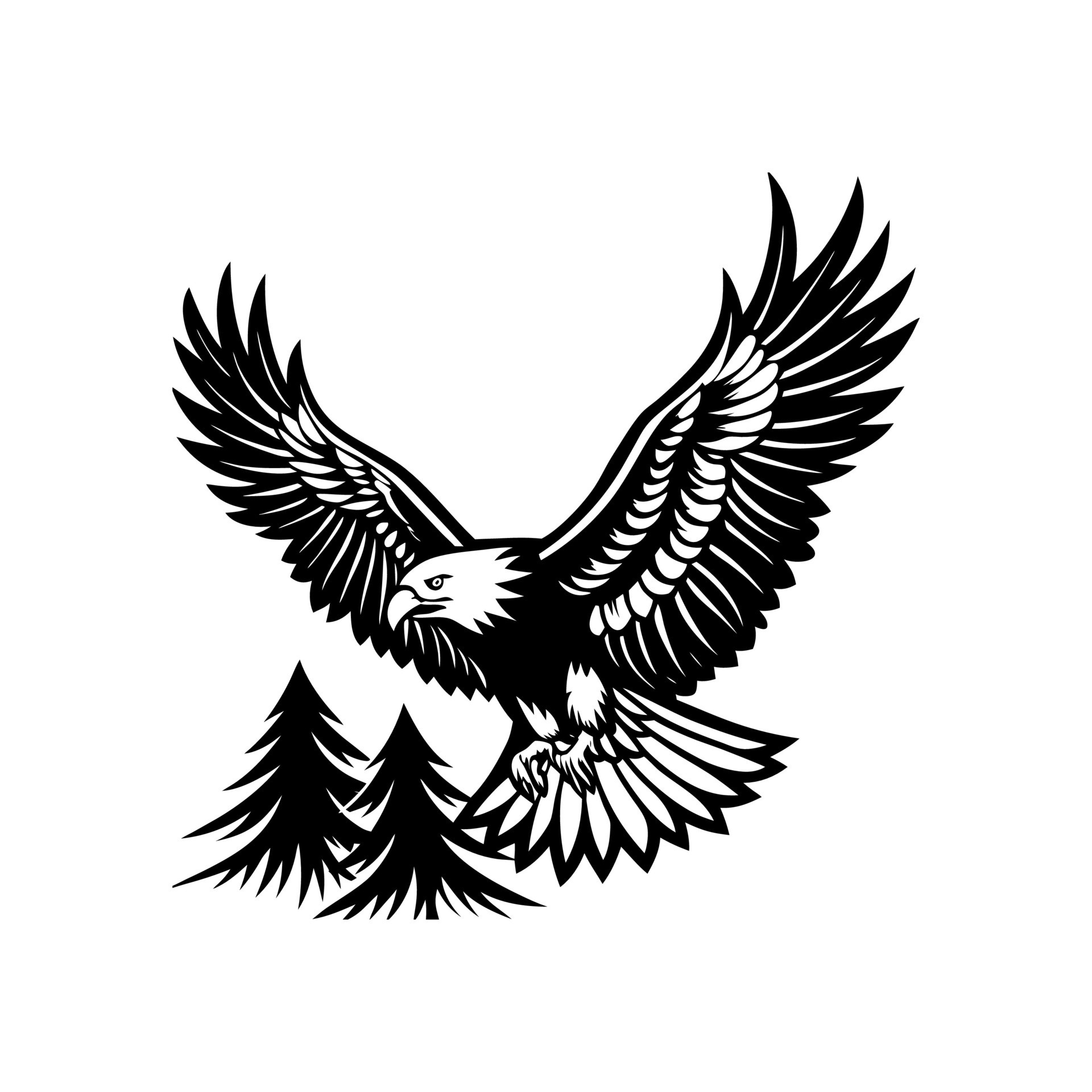 Artful Portrayals Of The Bald Eagle 50209639 Vector Art At Vecteezy