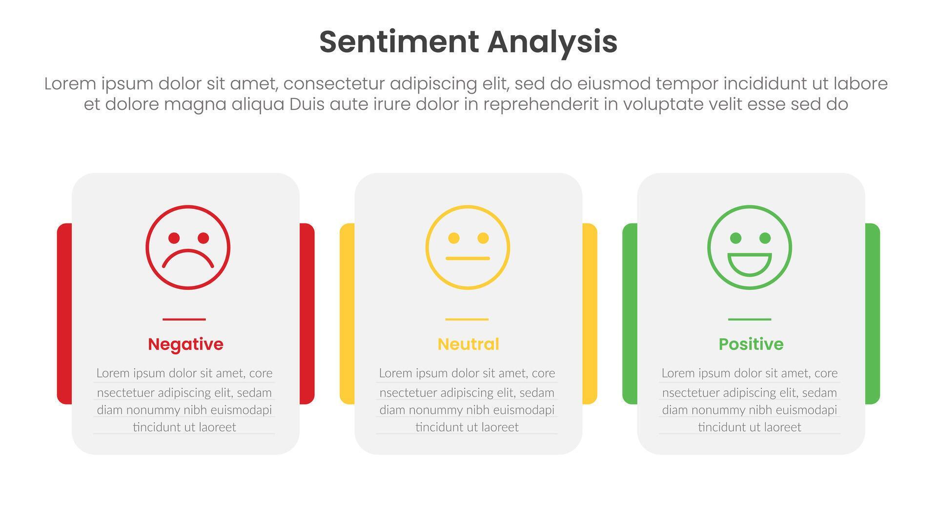 Sentiment Analysis Framework Infographic Template With Box Container