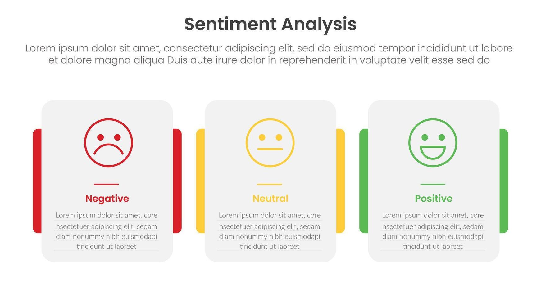 Sentiment Analysis Framework Infographic Template With Box Container