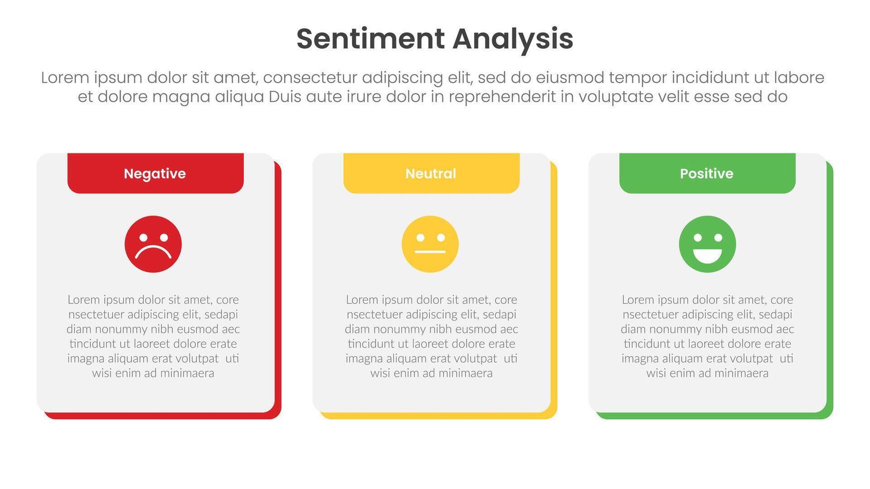 Sentiment Analysis Framework Infographic Template With Table Box With