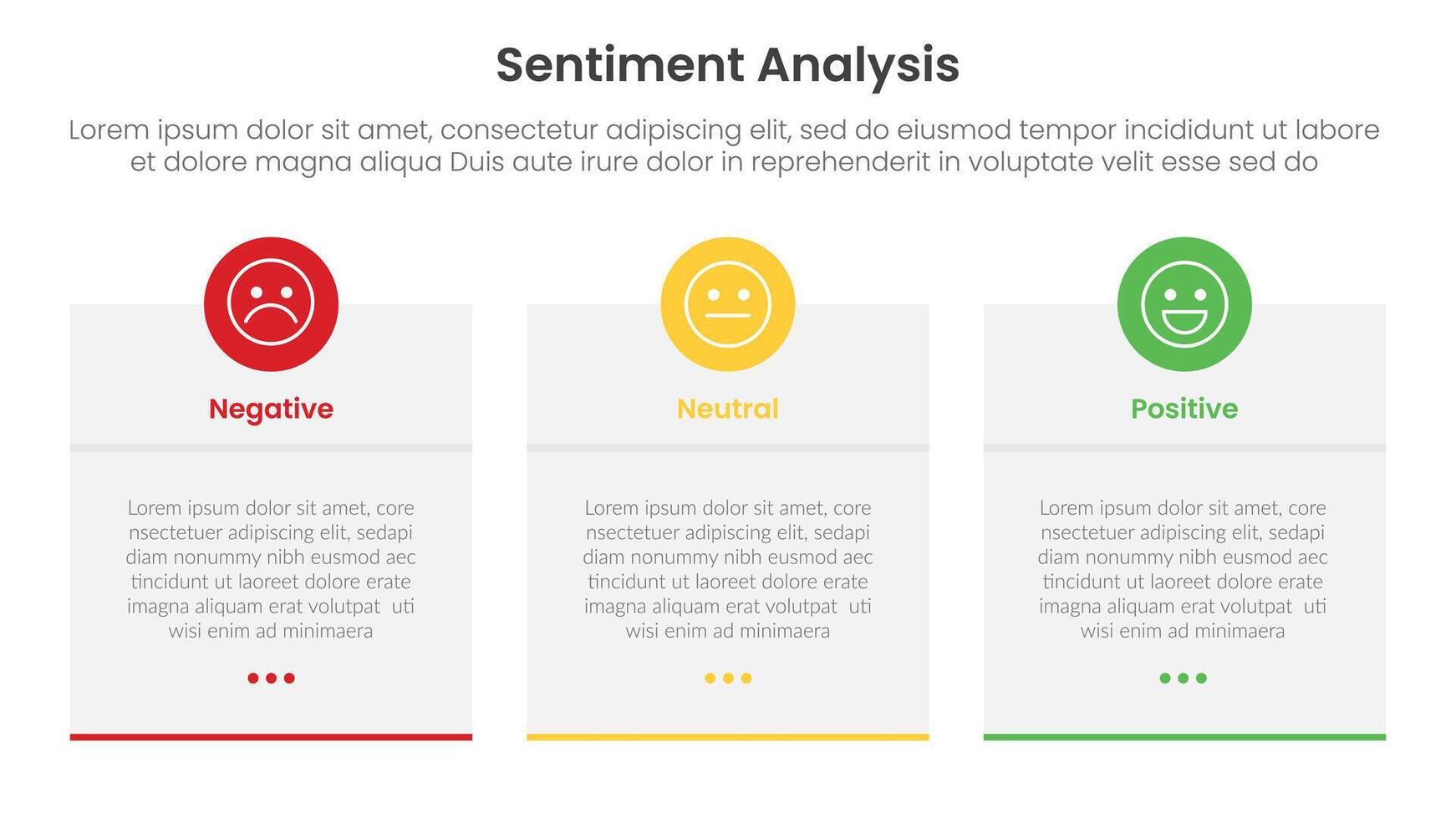 Sentiment Analysis Framework Infographic Template With Table Box