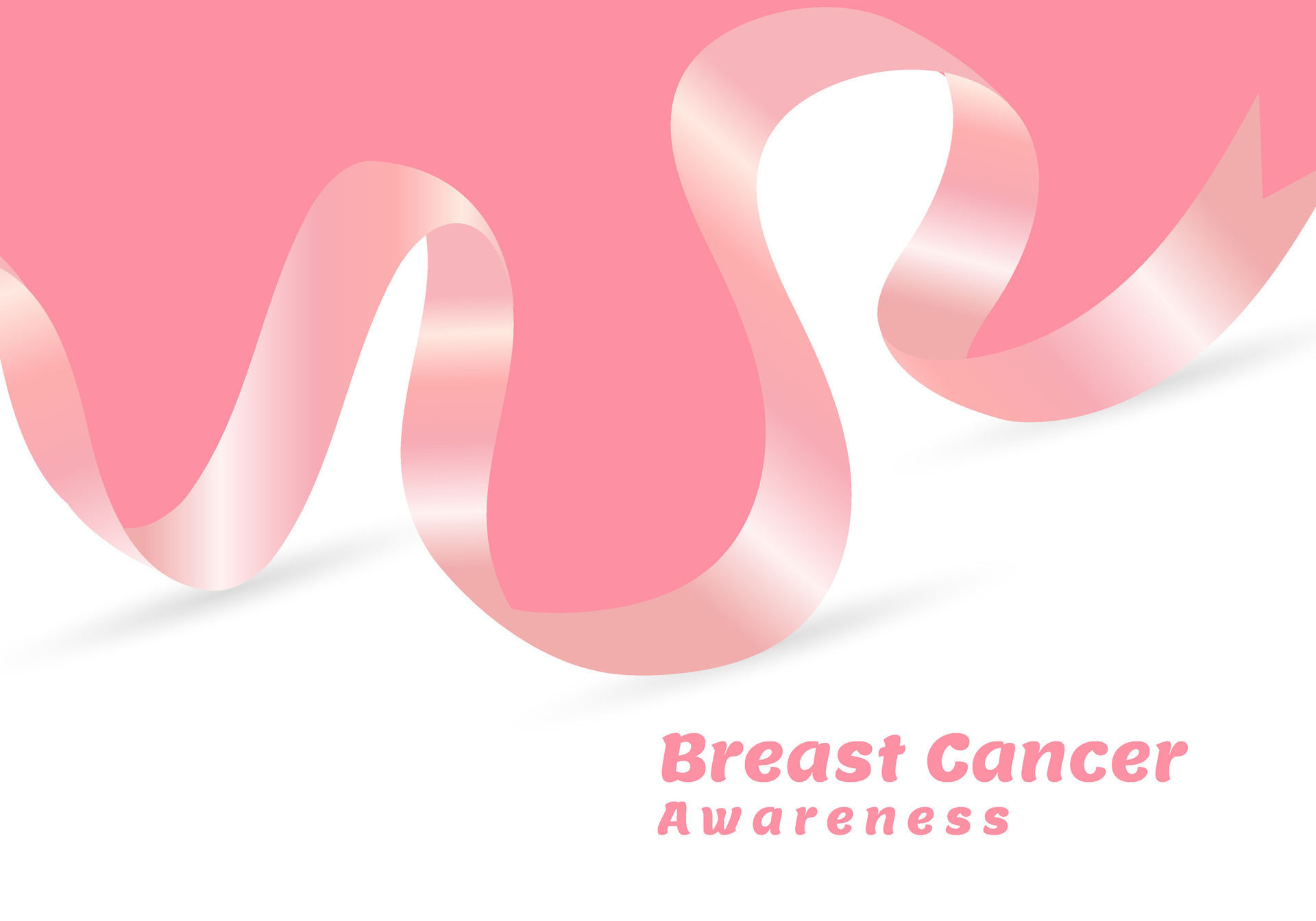 Pink Banner Templates Design For Breast Cancer Awareness Banner
