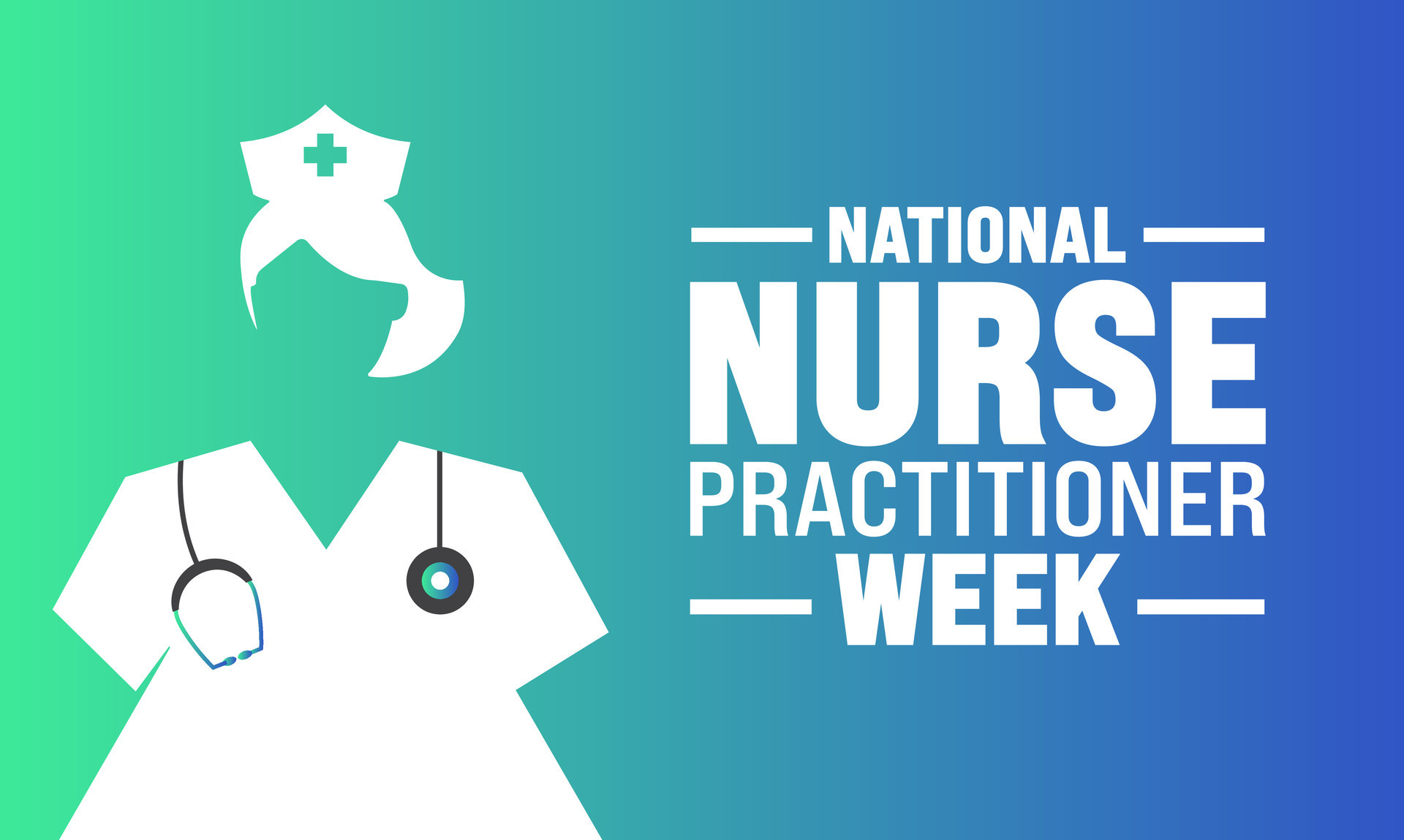 National Nurse Practitioner Week. Holiday concept. suitable for placard, background,Greeting ...