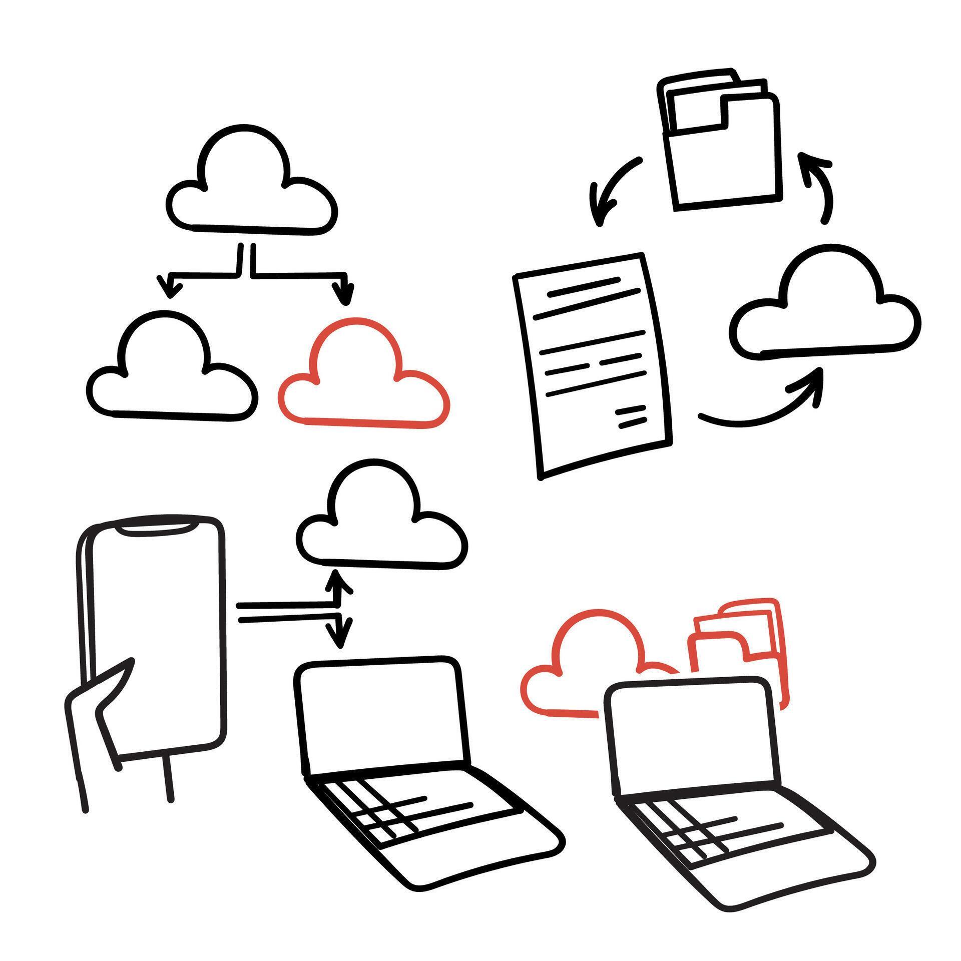 Cloud Computing Illustration 50242887 Vector Art At Vecteezy