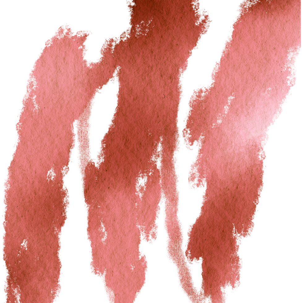 Gorgeous Orange Watercolor Brush Strokes With Soft Transitions Into Rugged Grunge Details