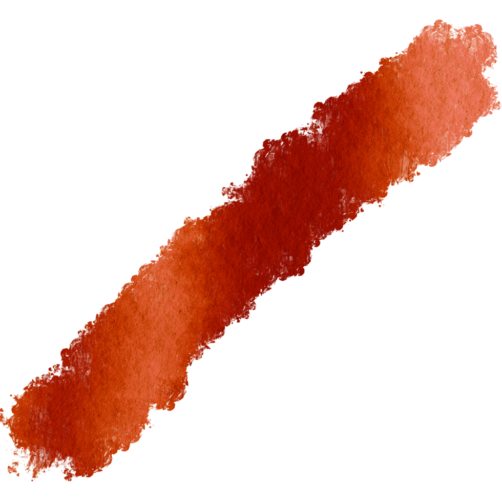 A Textured Orange Stroke Combining Coarse Grunge Features With Soft