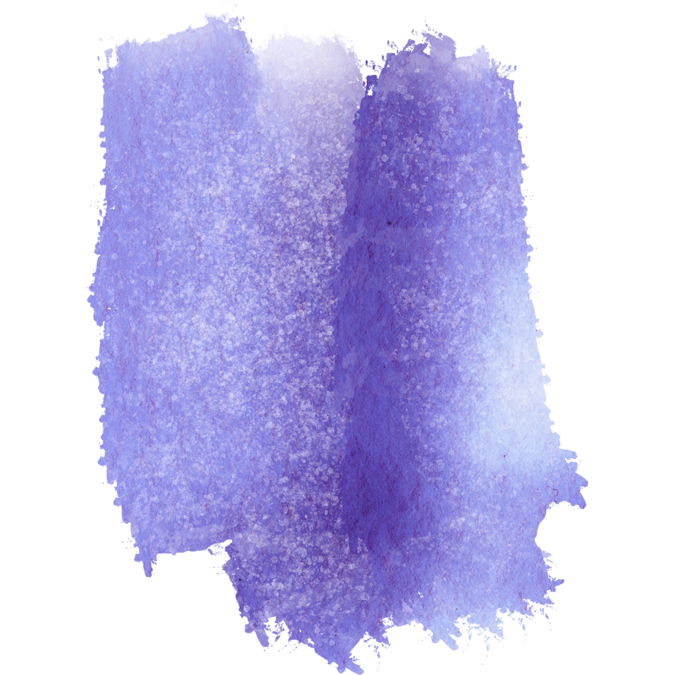 Purple watercolor brush strokes with textured bold hand drawn grunge ...
