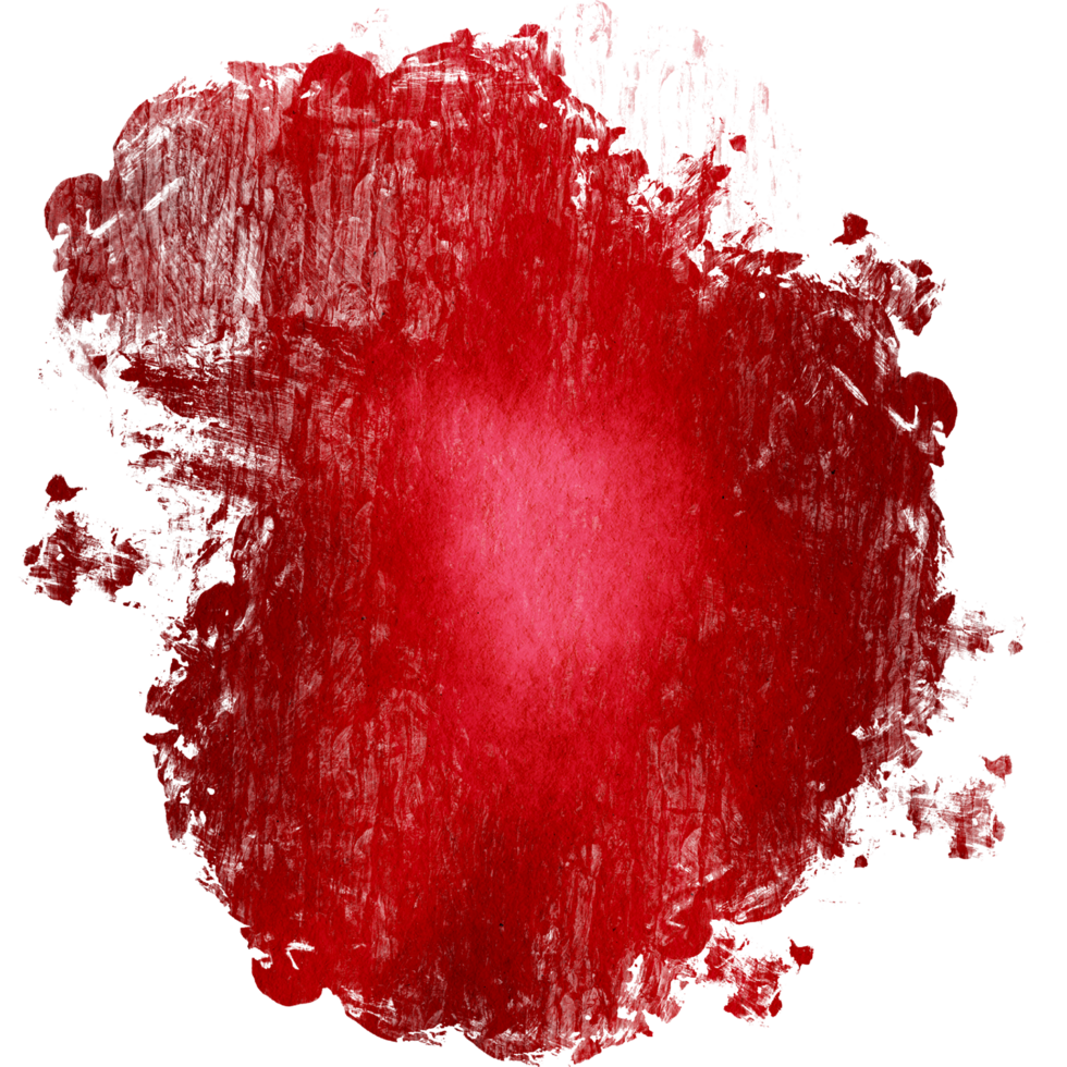 A textured Red stroke blending distressed textures with smooth watercolor gradients 50260355 PNG