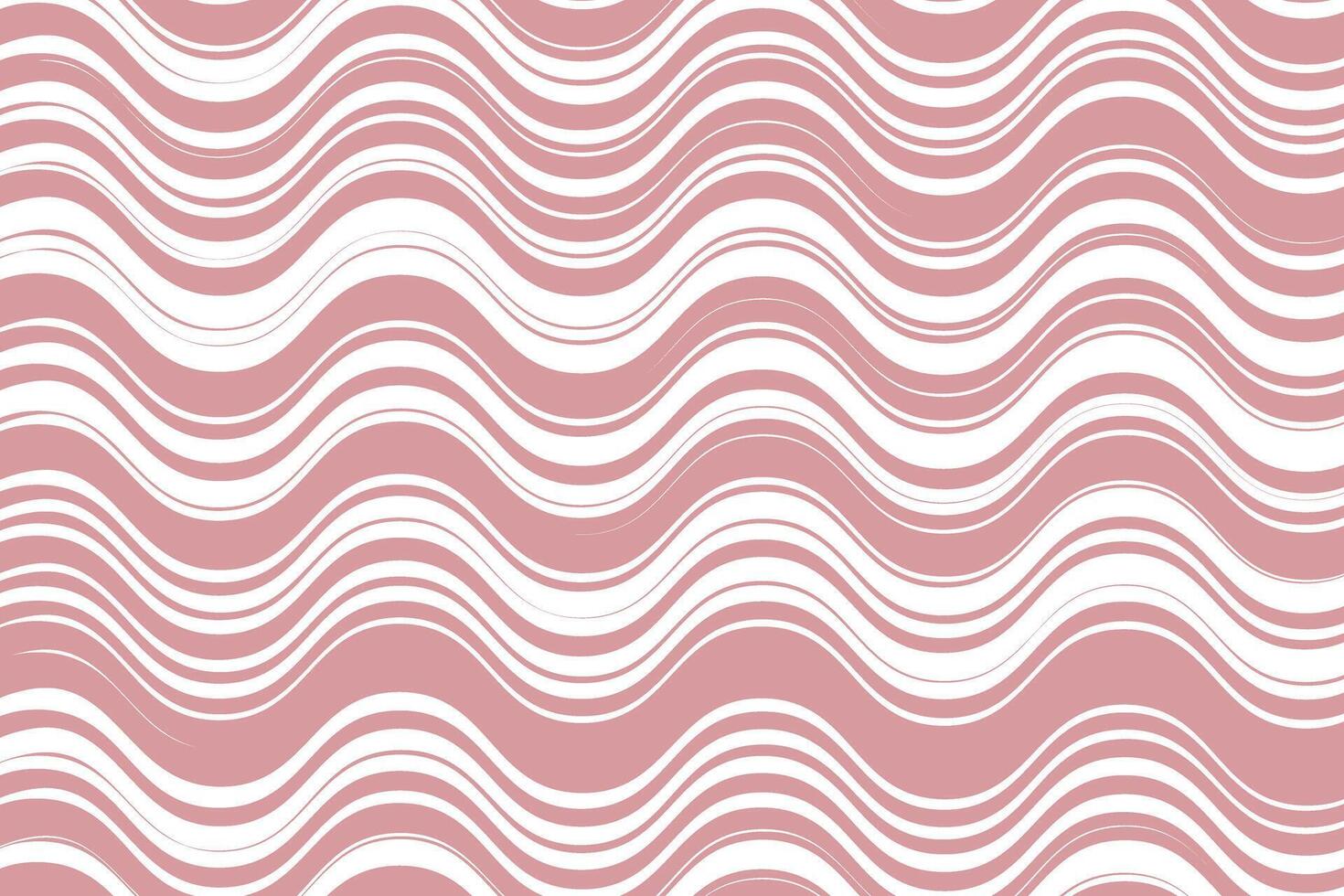 Simple Abstract Lite Soft Color Thin To Thick Smooth Zig Zag Line