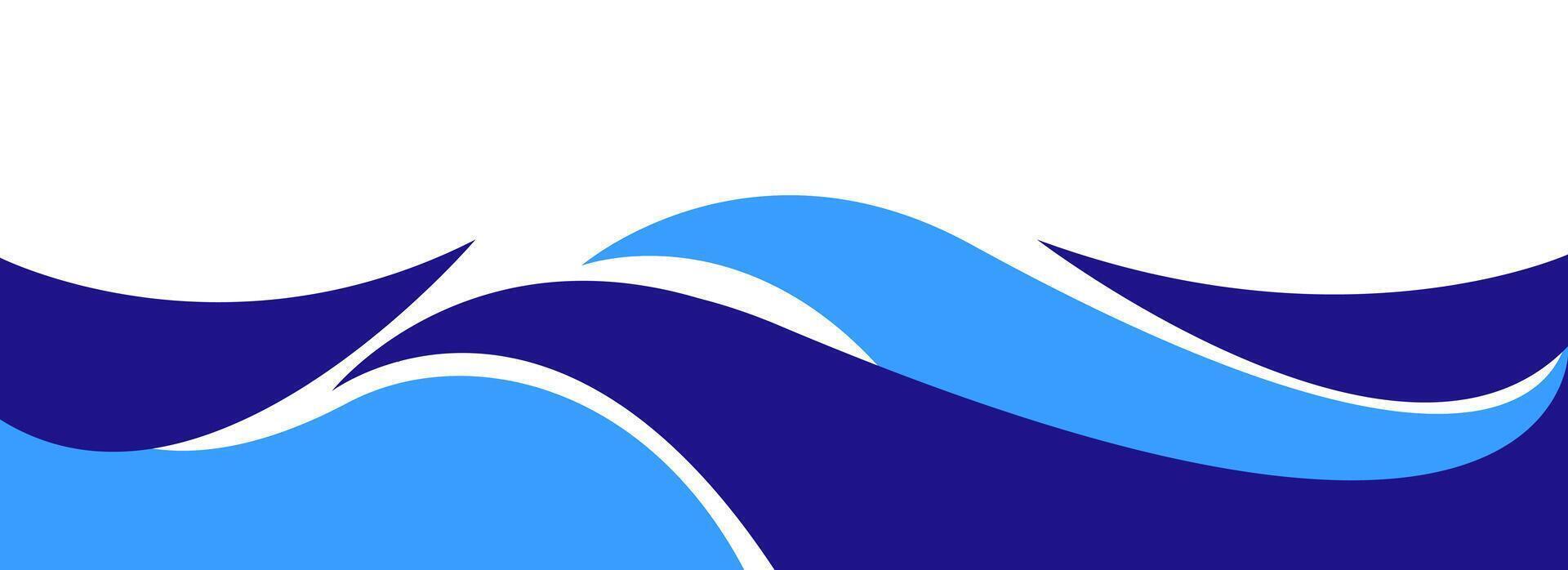 Modern header footer blue curve abstract border frame illustration ... Modern header footer blue curve abstract border frame illustration ...