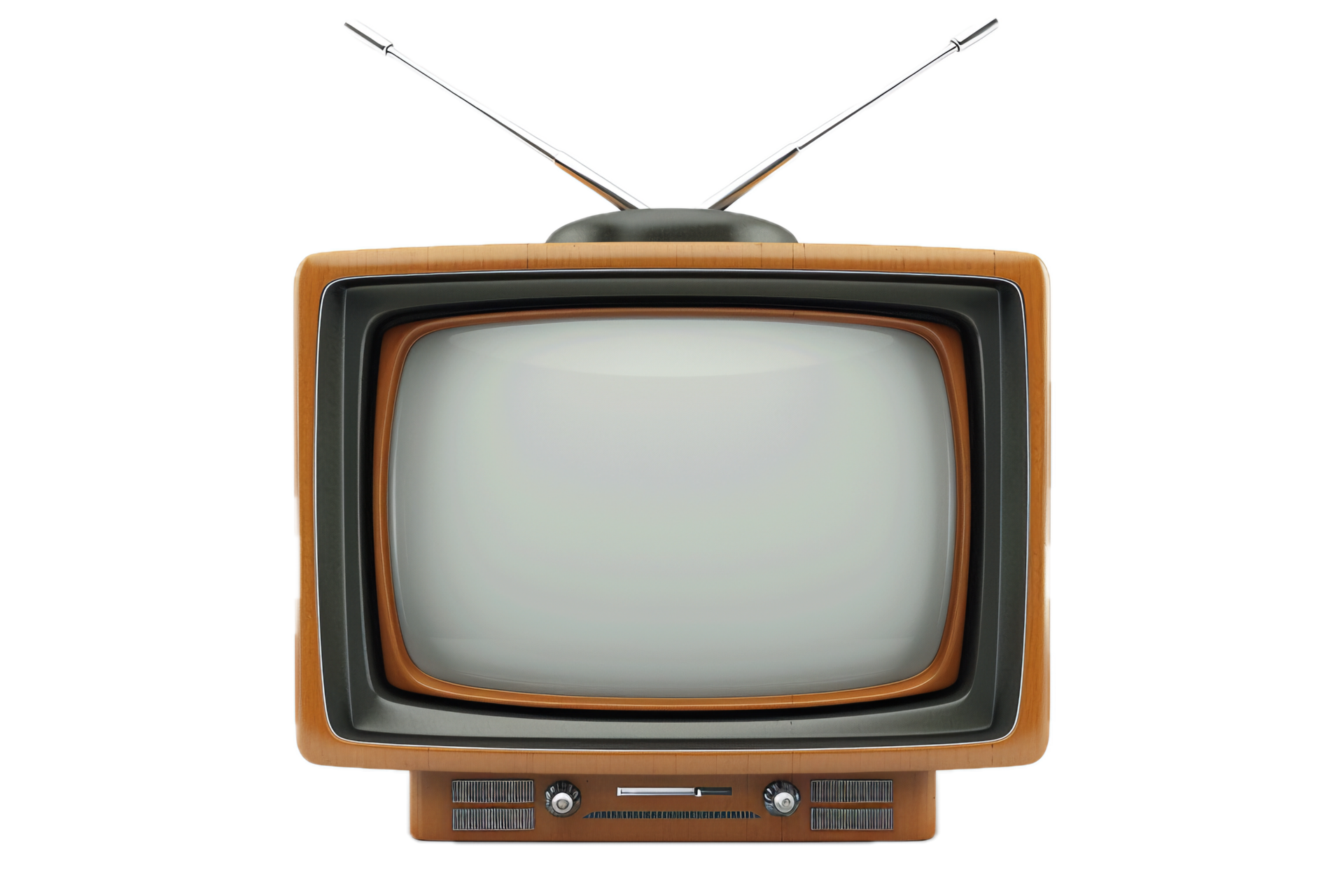 Old-School Analog Television from the 1960s. 50277598 PNG