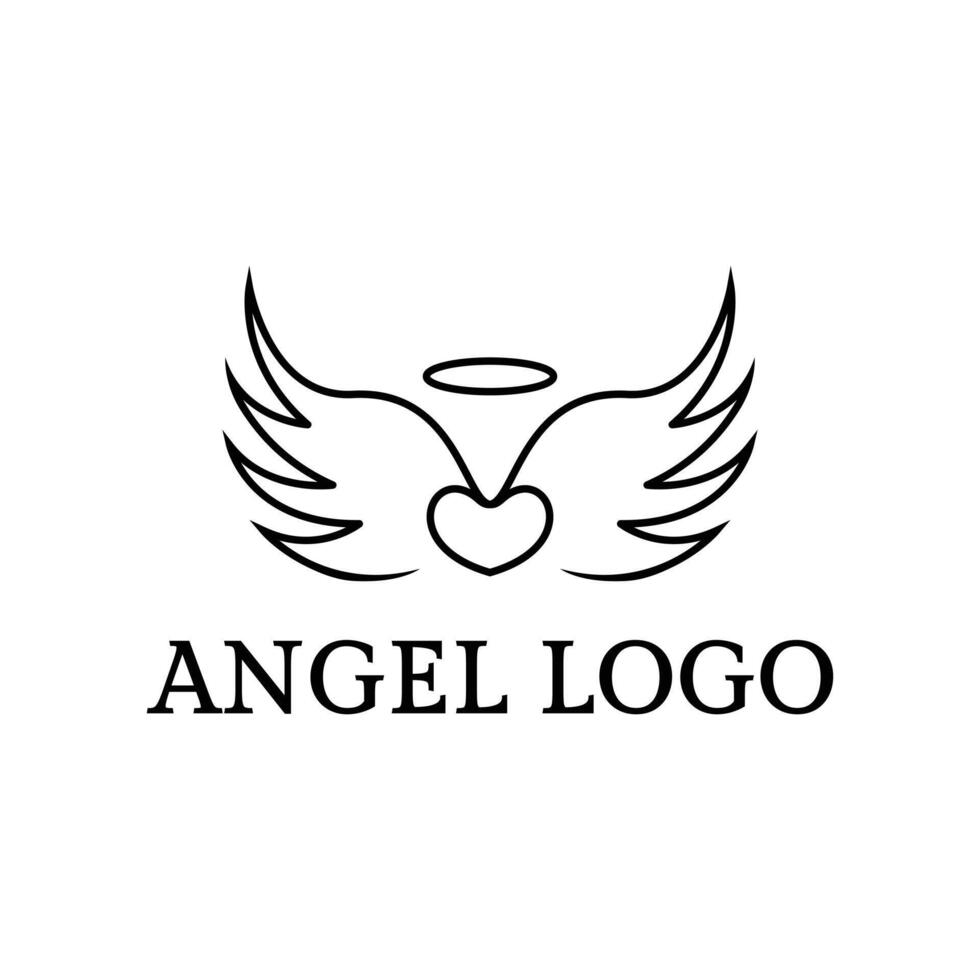 angel logo design concept idea 50280464 Vector Art at Vecteezy