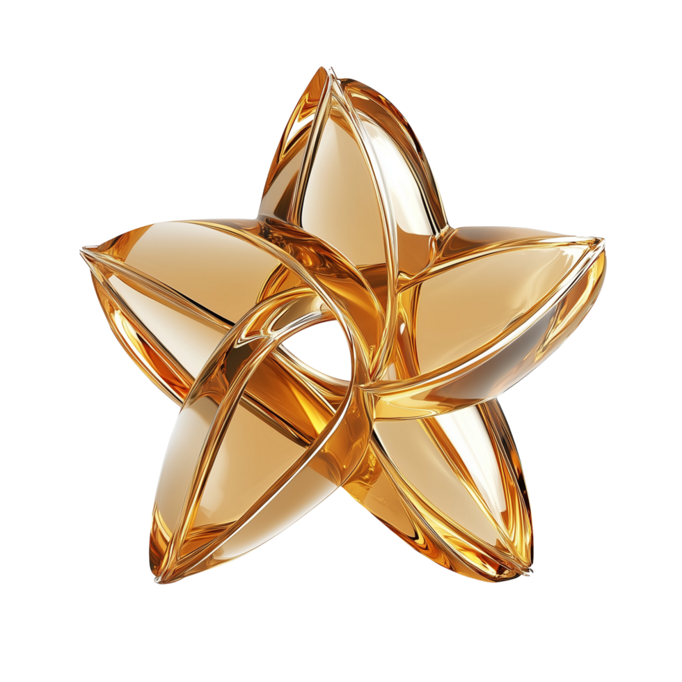 Shiny gold star icon on transparent background 50280688 PNG