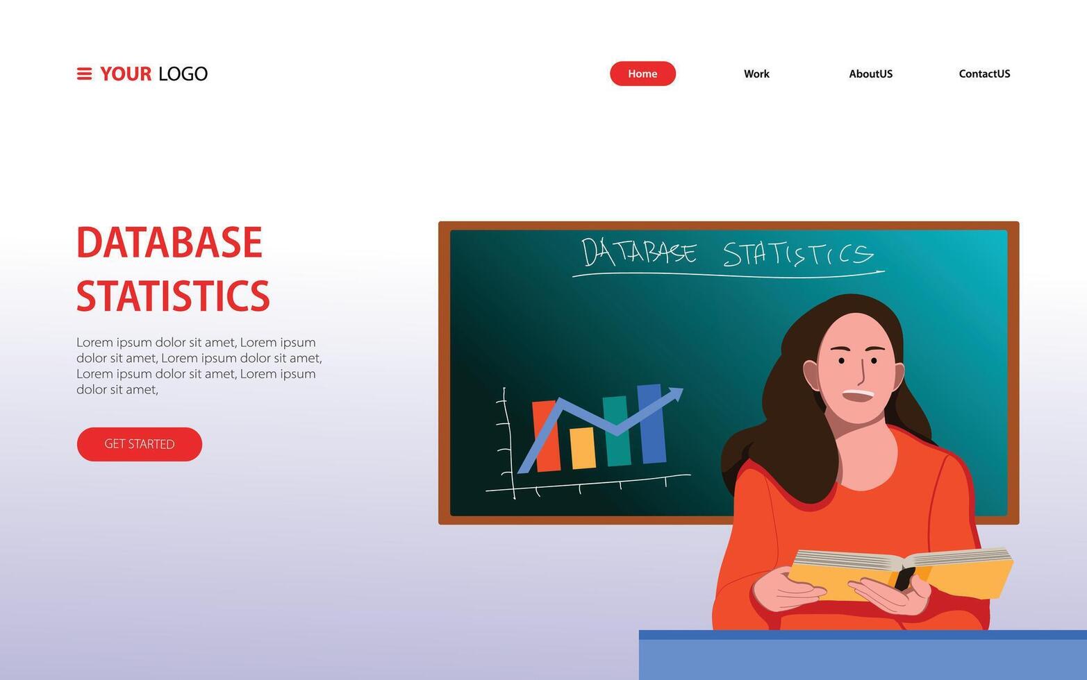 Database Statistics Web 50290845 Vector Art at Vecteezy