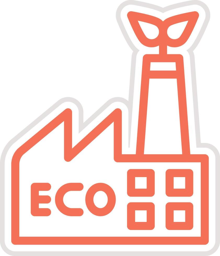 Eco factory Icon Design Illustration 50305274 Vector Art at Vecteezy