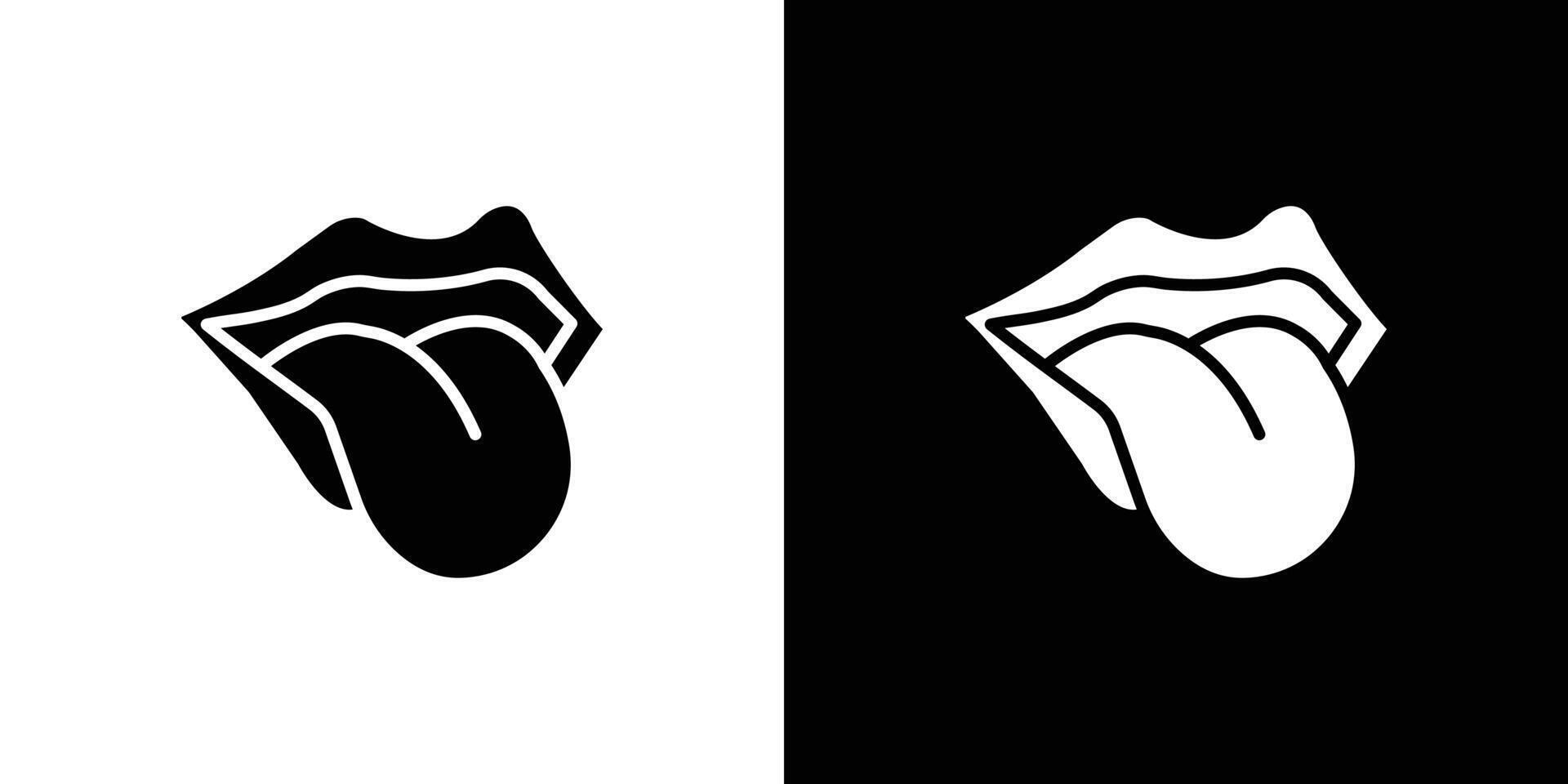 Mouth sticking tongue out icon Isolated flat in outline 50308742 Vector Art at Vecteezy